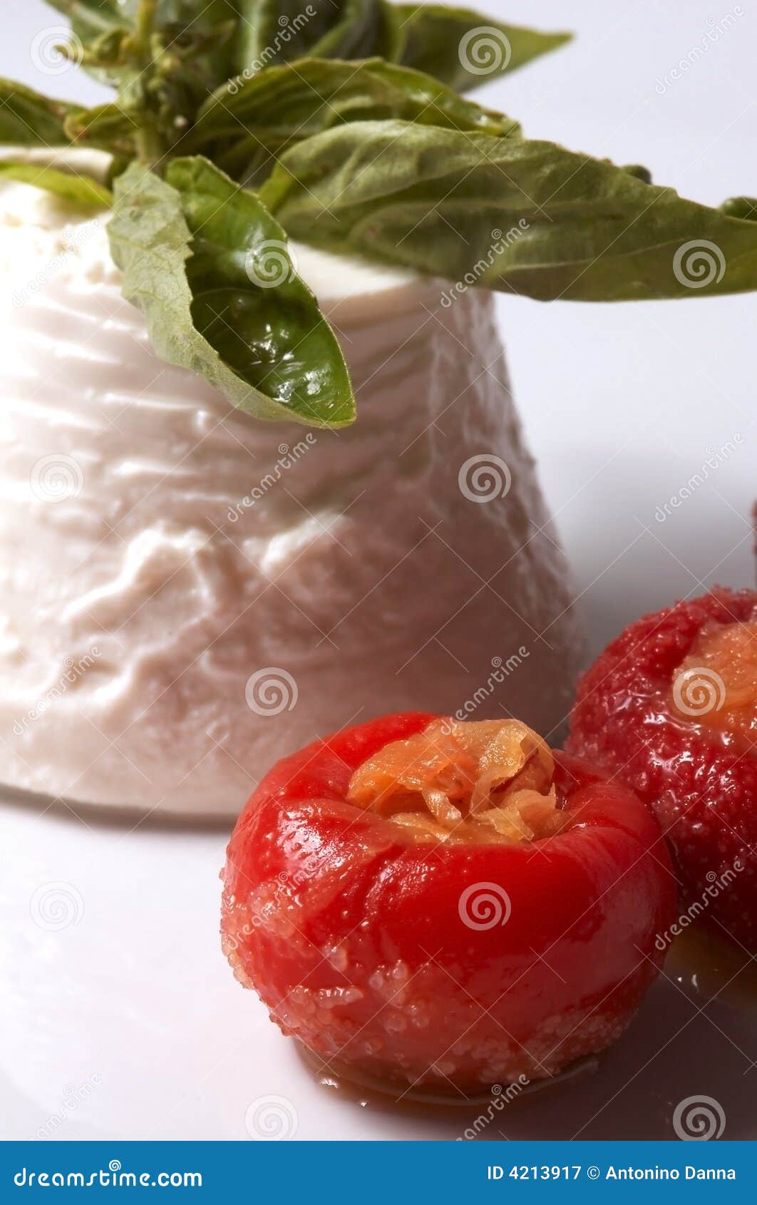 Italian cheese ricotta stock image. Image of natural, fresh - 4213917