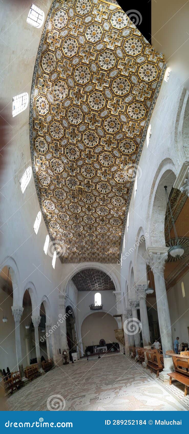 Italian Church Ceiling stock photo. Image of facade - 289252184