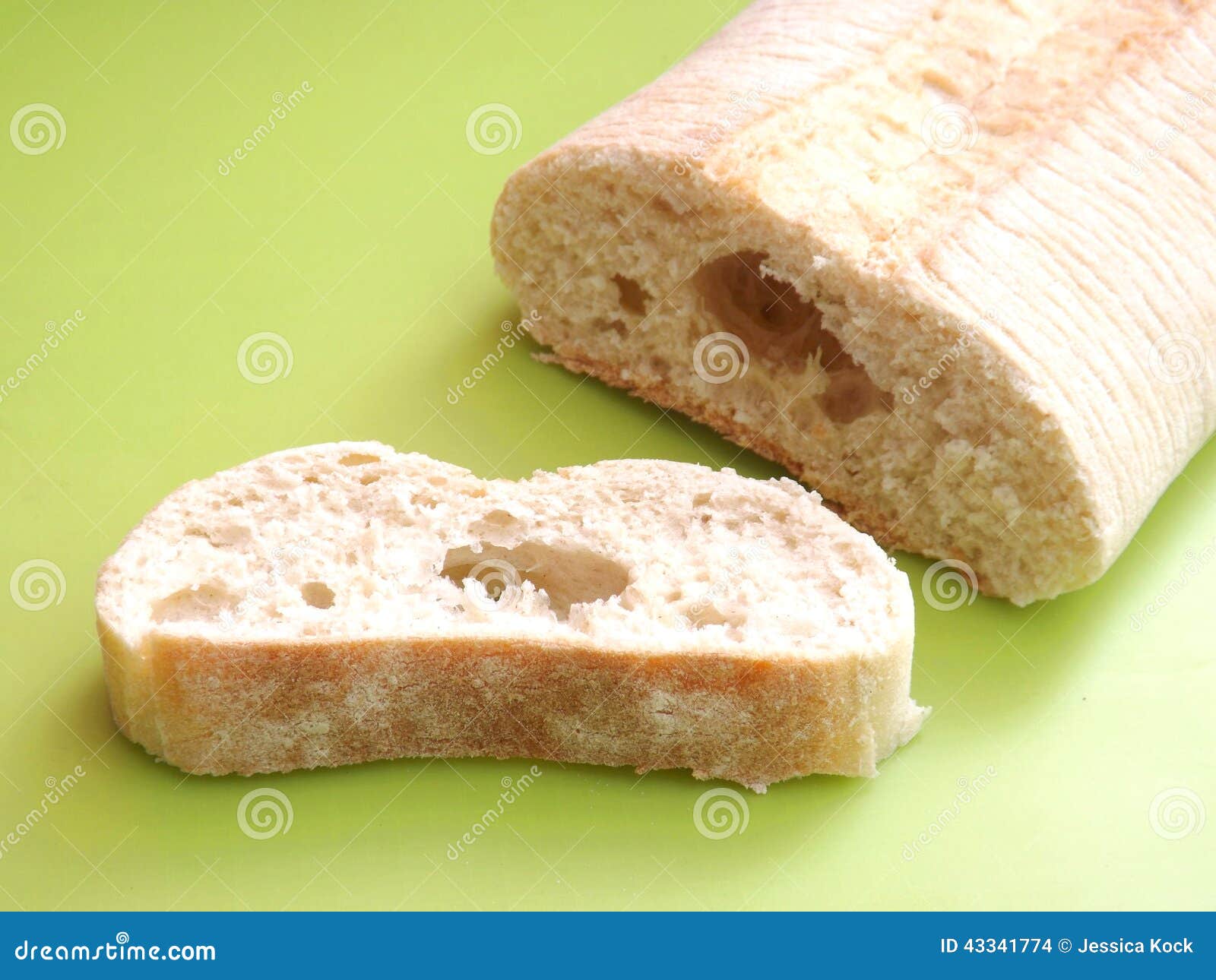 Italian ciabatta bread stock photo. Image of buffet, snack - 43341774