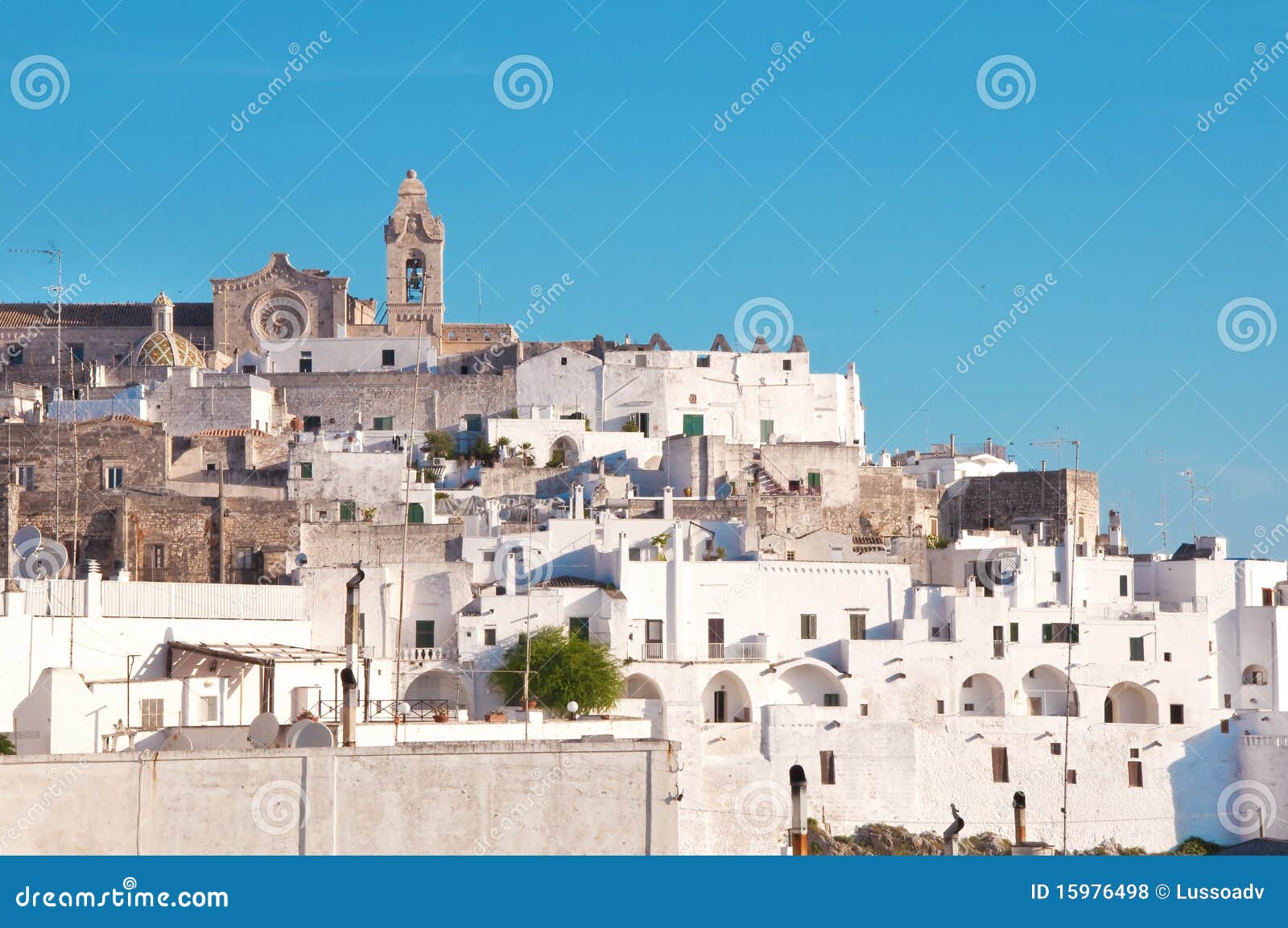Italian city Ostuni stock photo. Image of tourism, european - 15976498