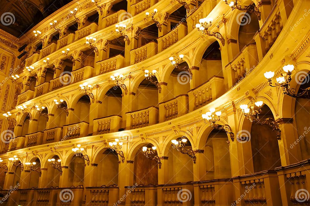 Italian Classical Theatre stock image. Image of opera - 5032003
