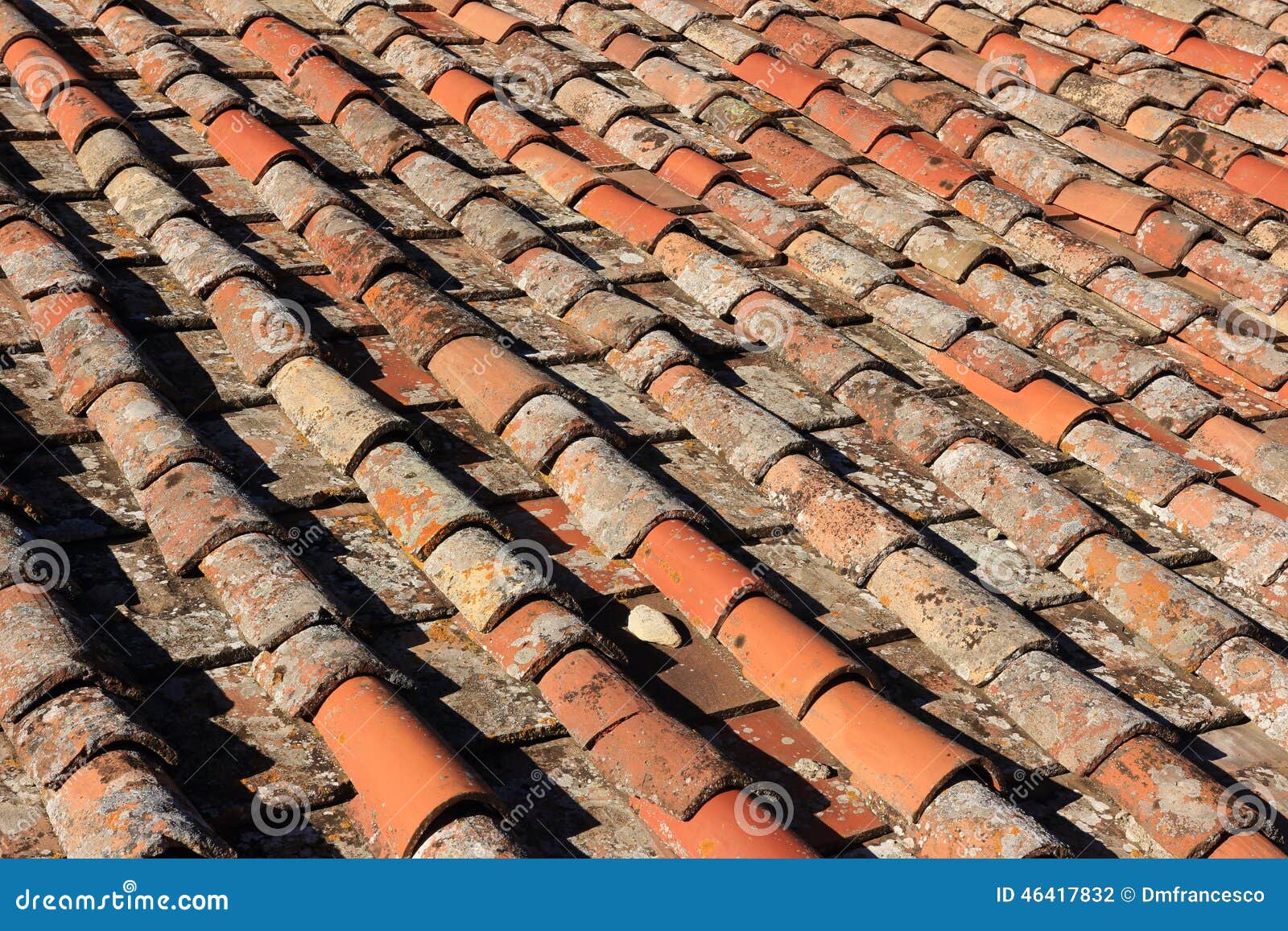 Italian Clay tiles stock photo. Image of construction - 46417832