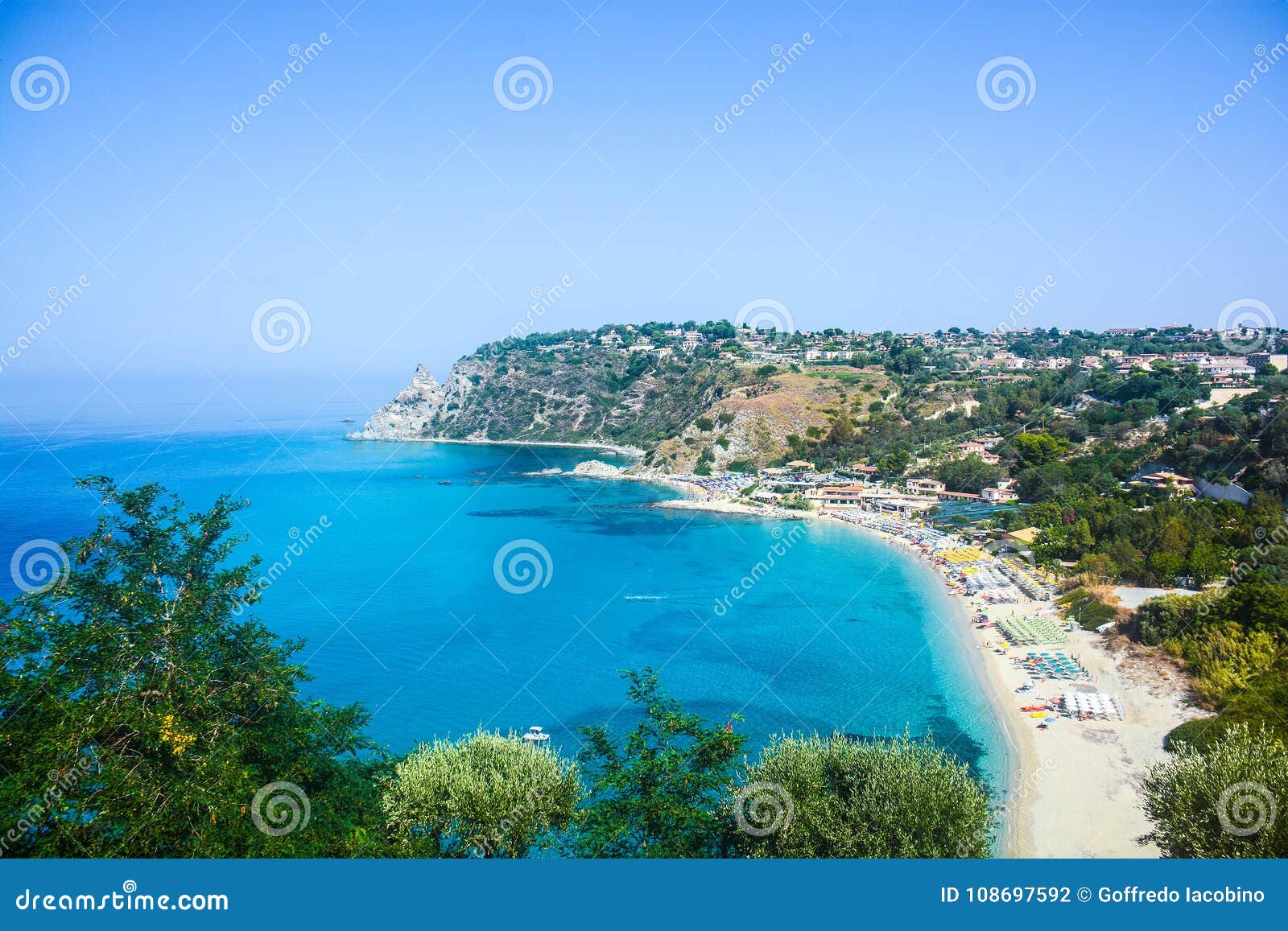 Cliffs of Italy Original View Stock Photo - Image of bays, rock: 108697592