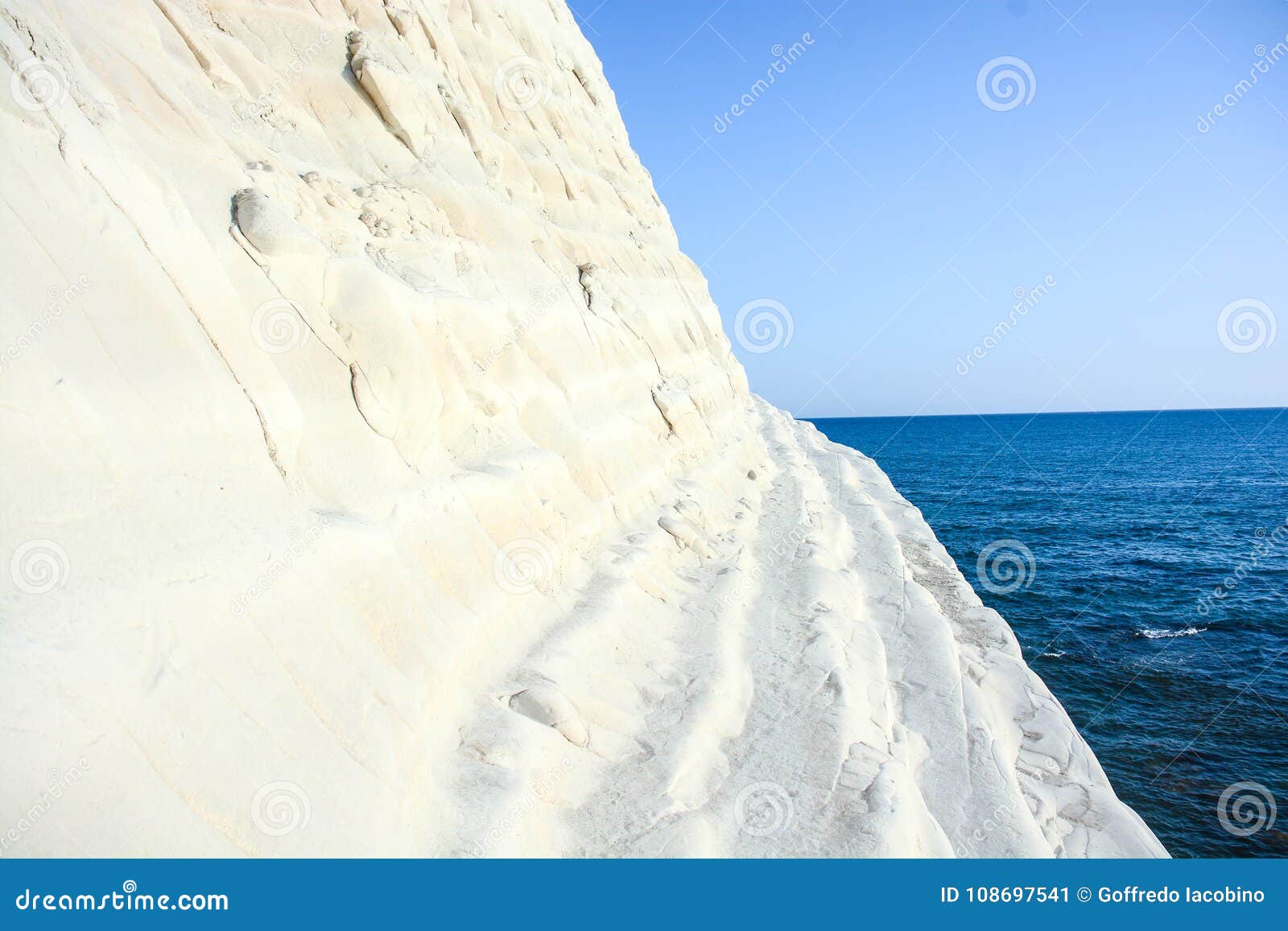 Italian coast and cliffs stock image. Image of italy - 108697541