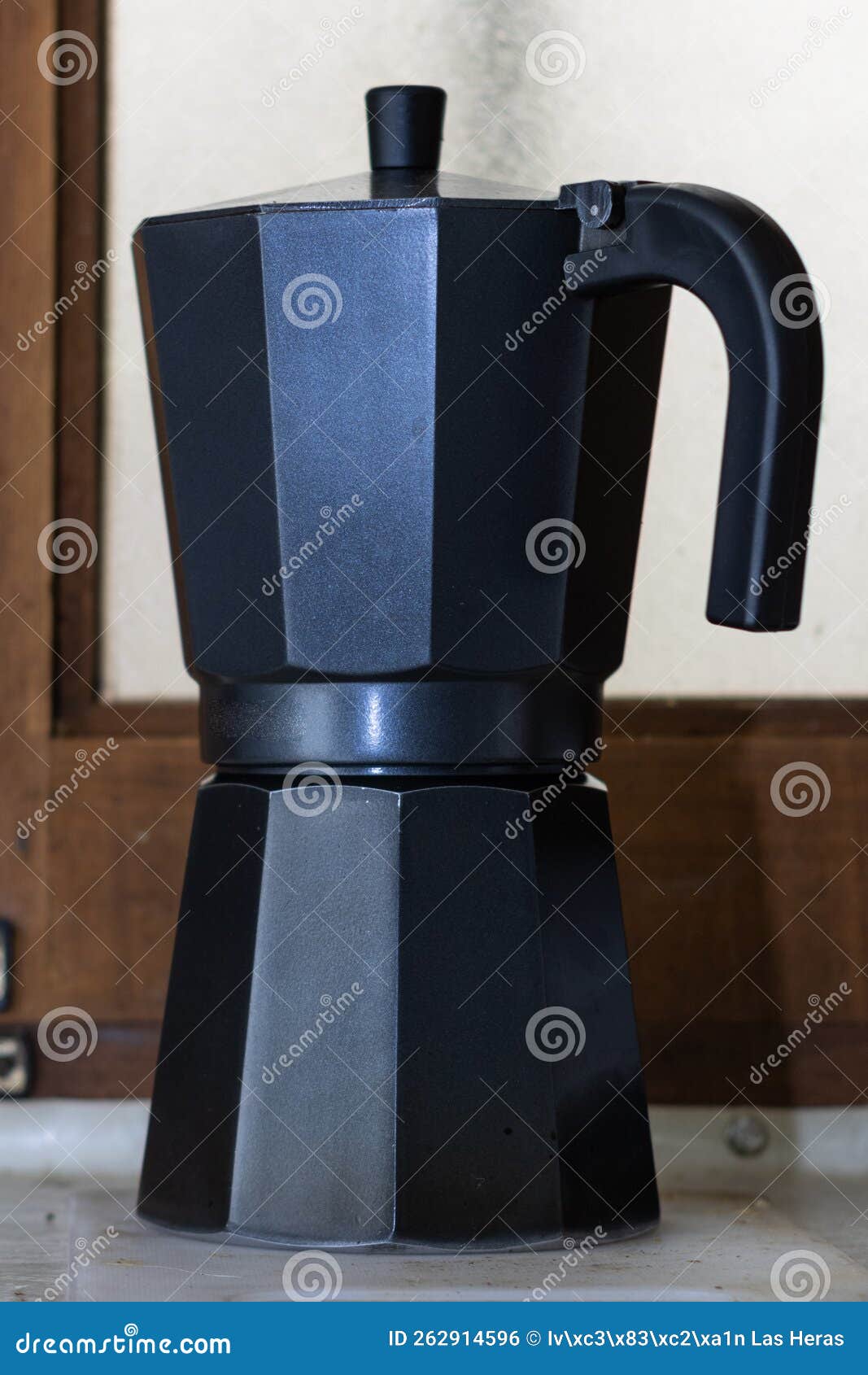 Italian Coffee Maker. Traditional Village Objects Concept Stock Photo ...