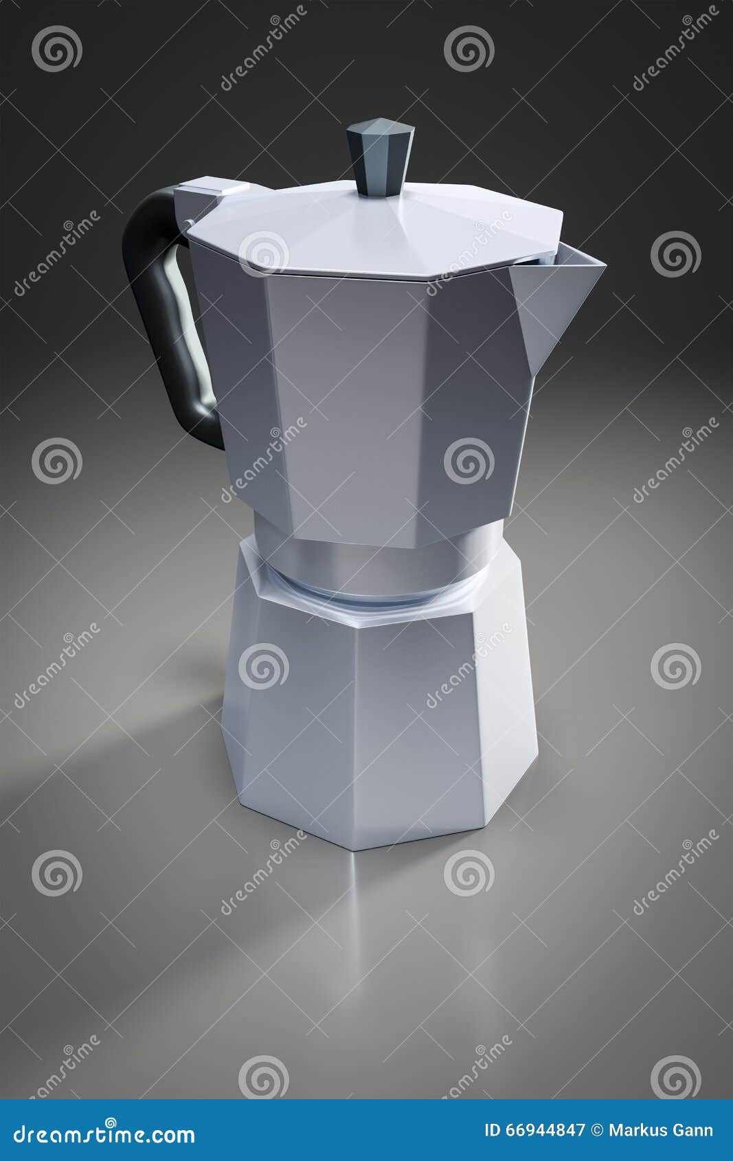 Italian coffee percolator stock illustration. Illustration of brew ...
