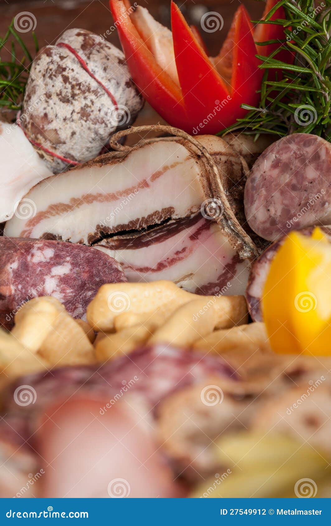 Italian Cold Cuts stock photo. Image of cholesterol, gastronomy - 27549912