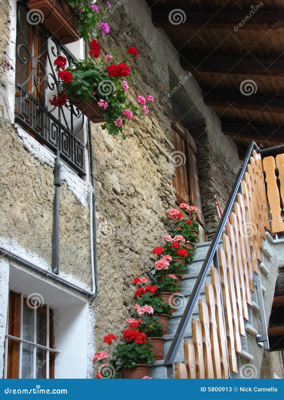 Italian Colorful Stairway stock image. Image of home, stairway - 5800913