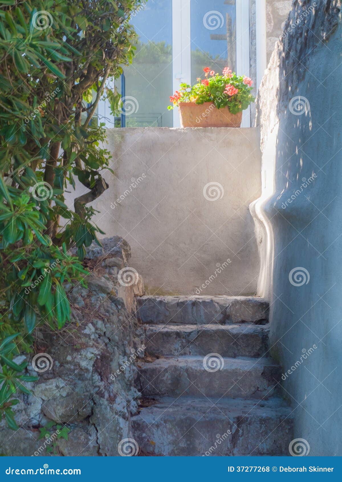 Italian Corner in Naples stock photo. Image of stairway - 37277268