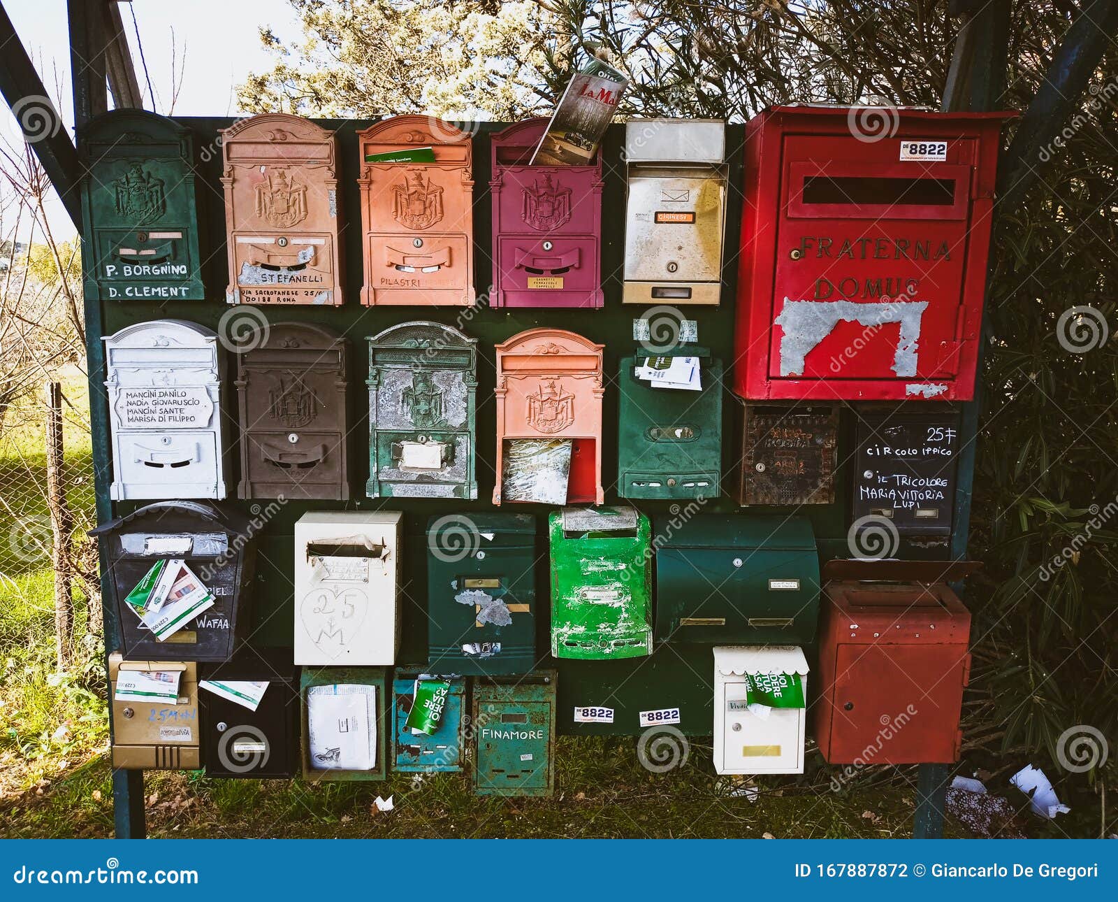Italian Countryside Letterboxes Editorial Photography - Image of ...