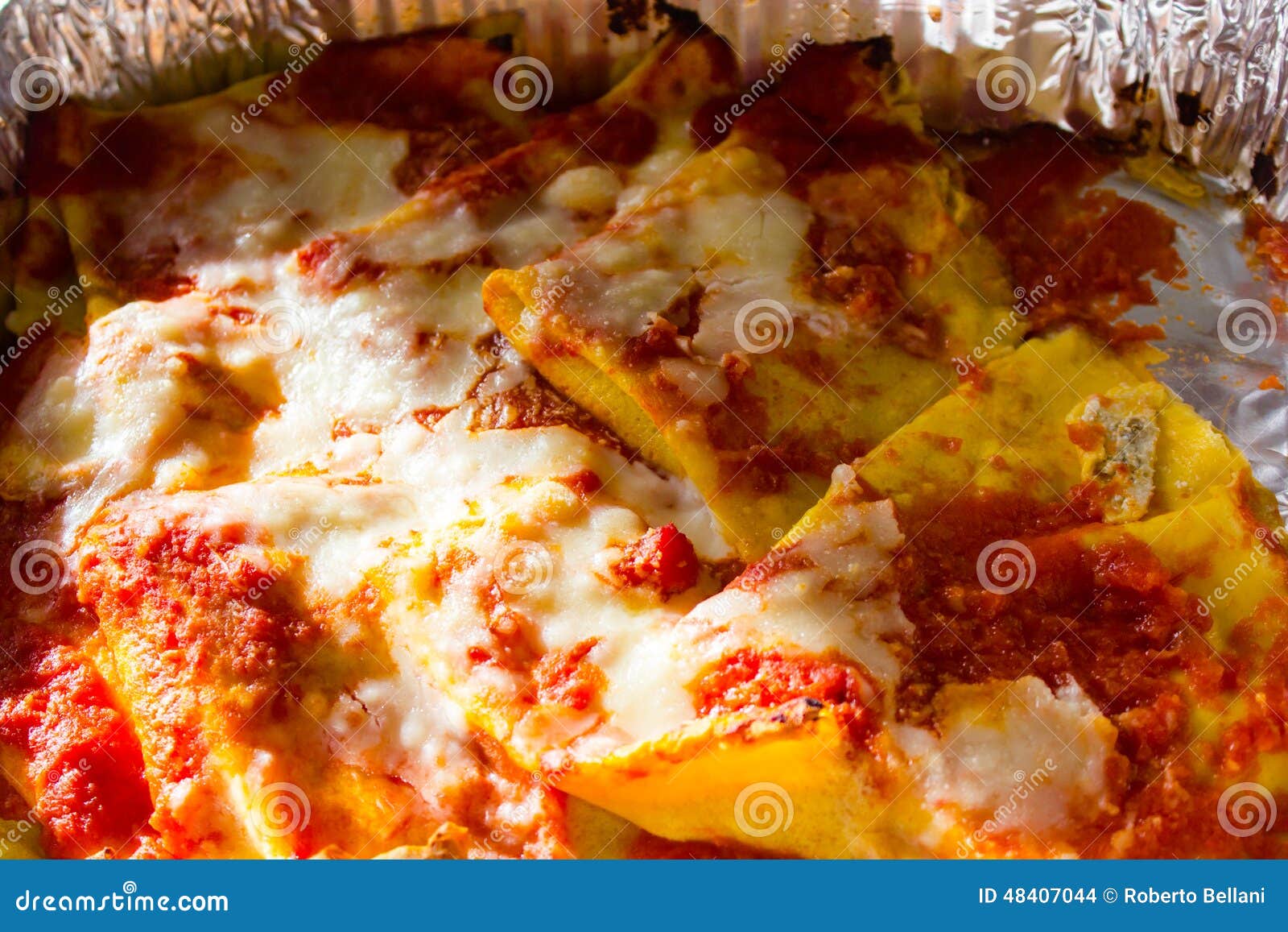 Italian Crepes with Tomato and Cheese Stock Photo - Image of italy ...