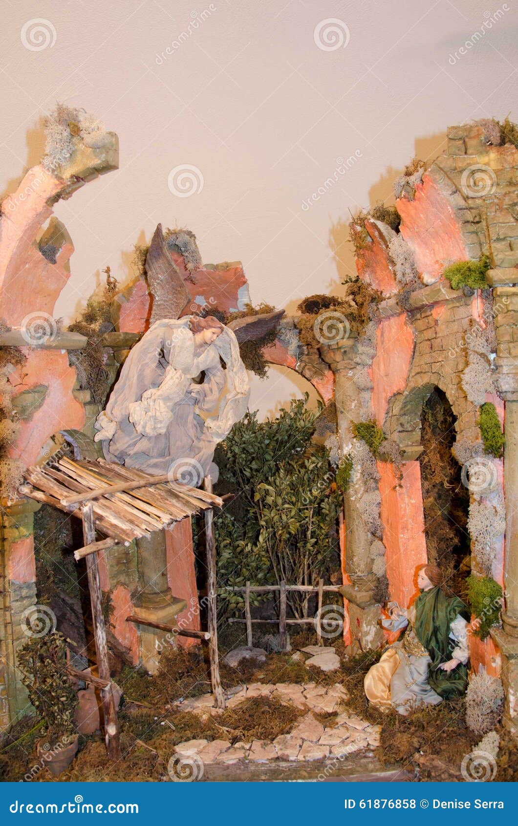 Italian Crib Called Presepe Napoletano Editorial Stock Photo - Image of ...