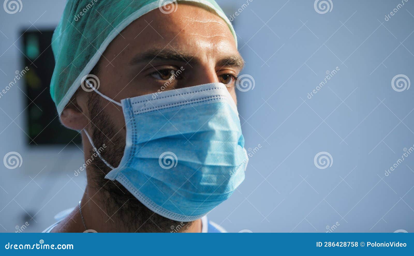 Italian Dentist Wears Mask before Surgery Stock Photo - Image of ...