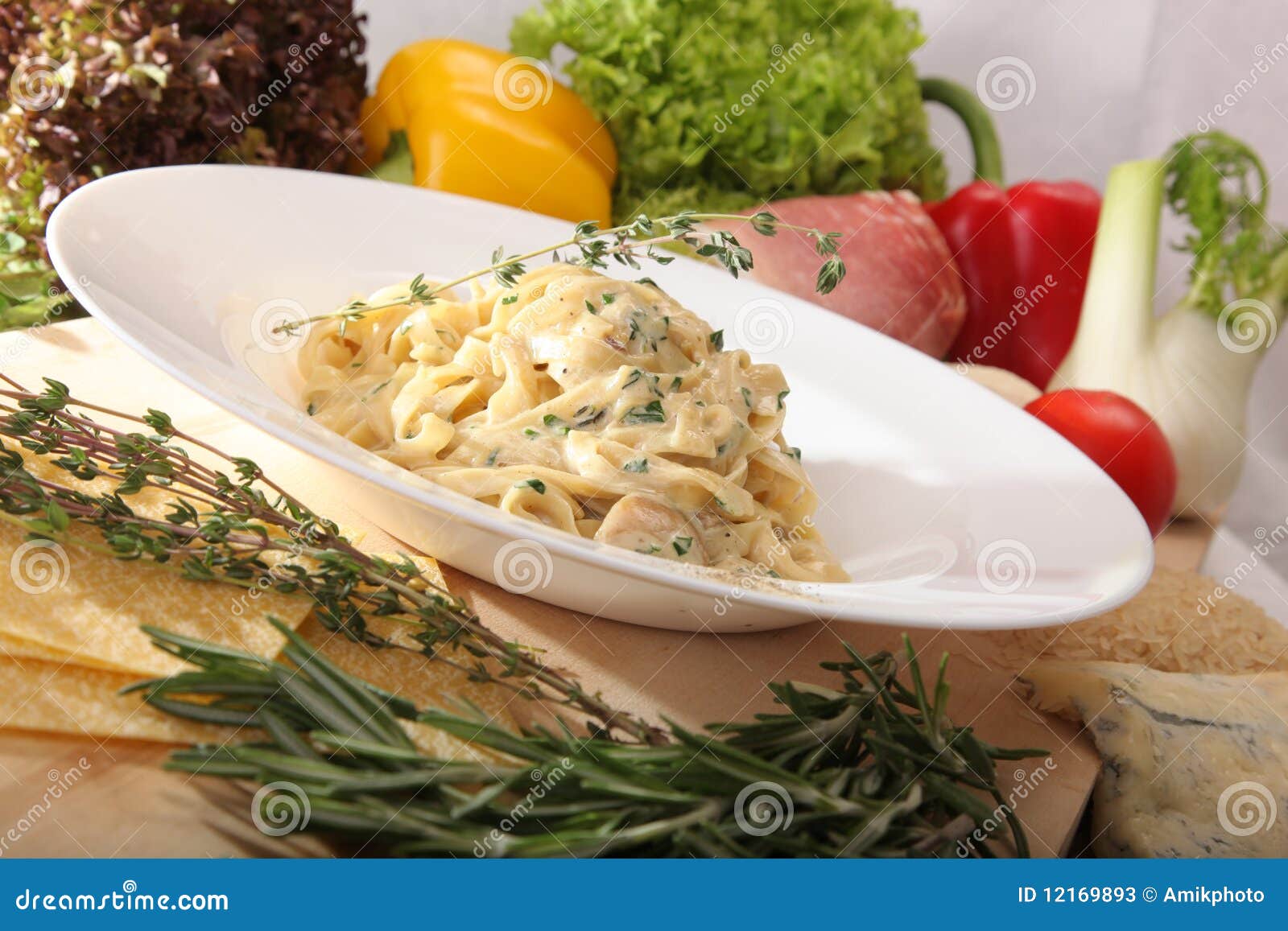 Italian dish stock image. Image of food, table, spaghetti - 12169893