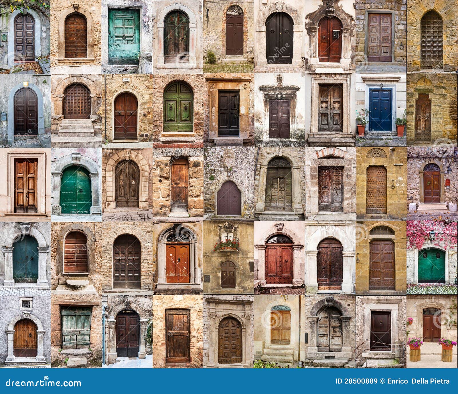 Italian doors stock image. Image of italian, building - 28500889