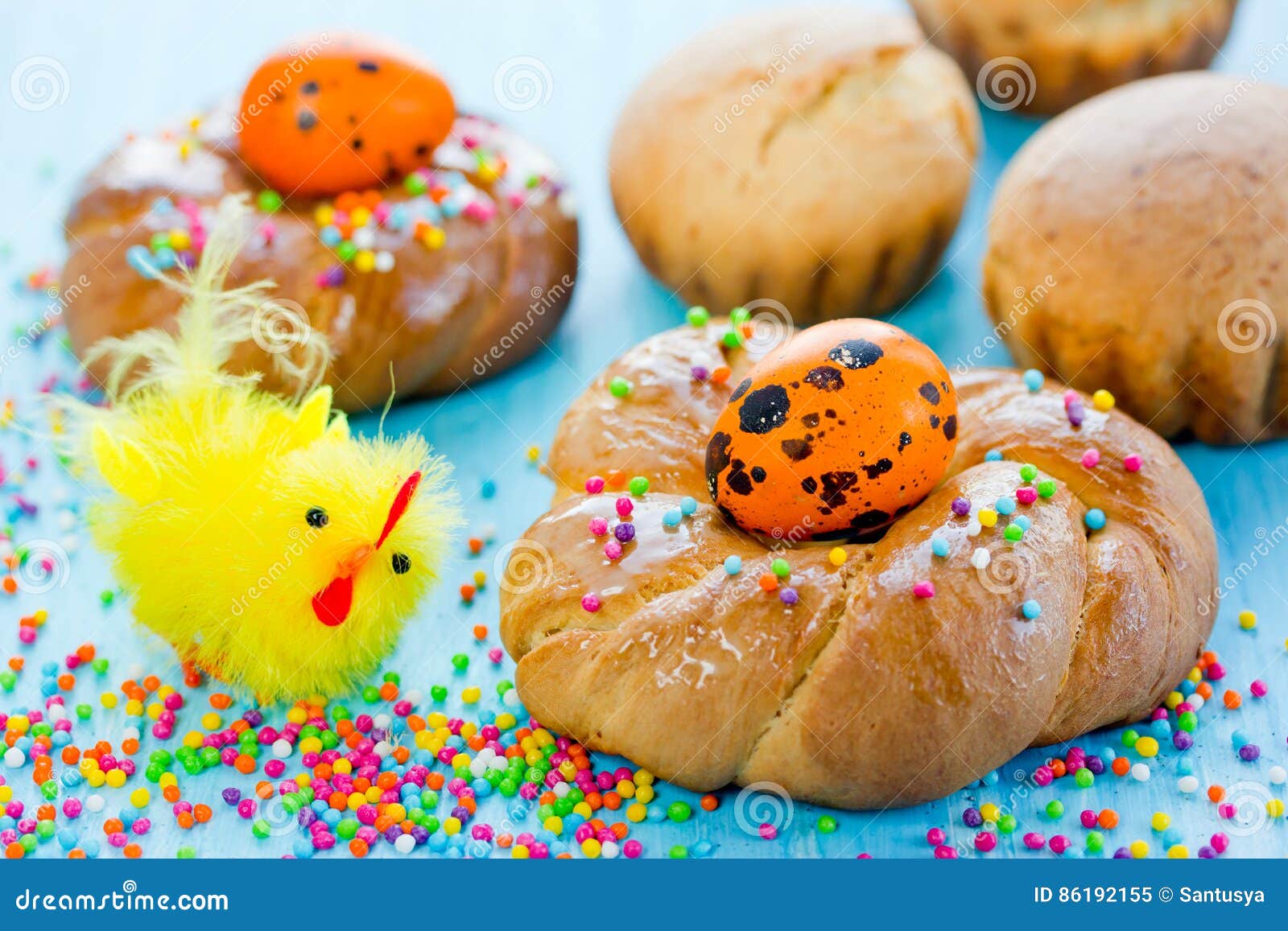 Italian Easter bread rings stock image. Image of easter - 86192155