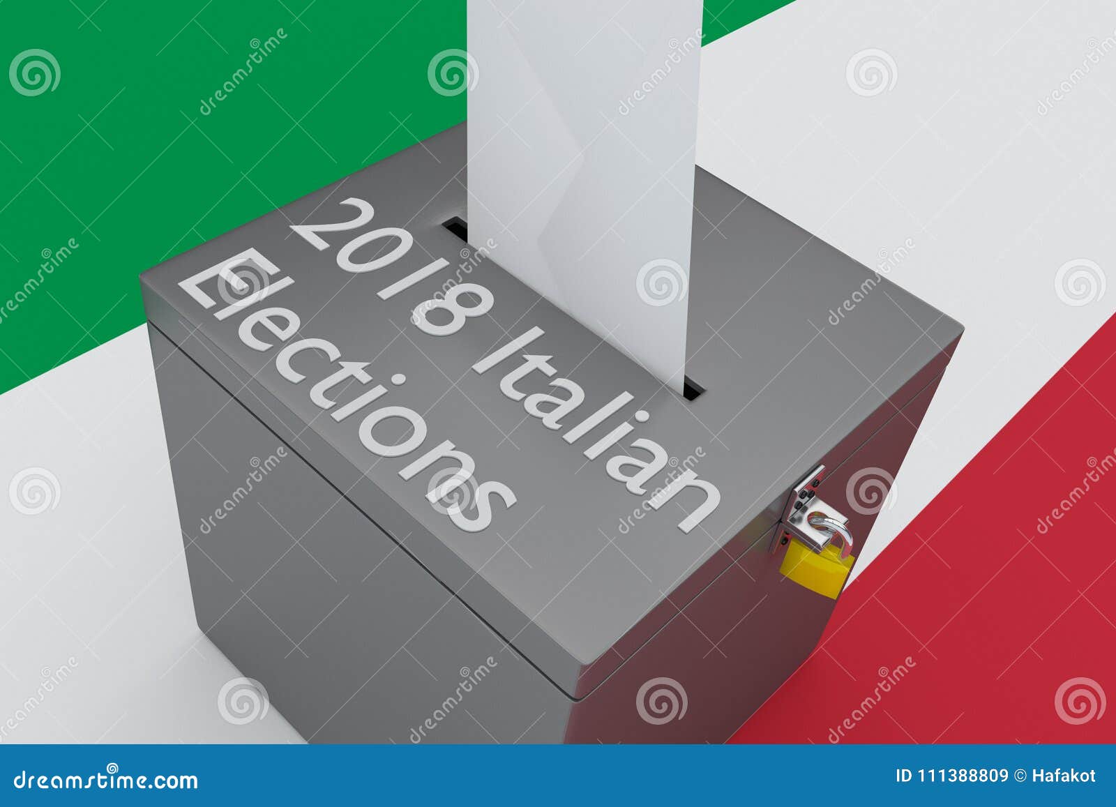 2018 Italian Elections Concept Stock Illustration - Illustration of ...