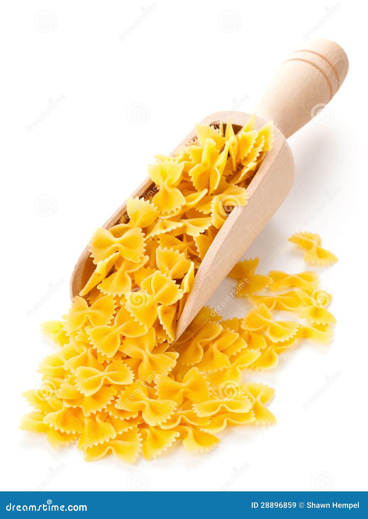 Italian farfalle pasta stock image. Image of cuisine - 28896859
