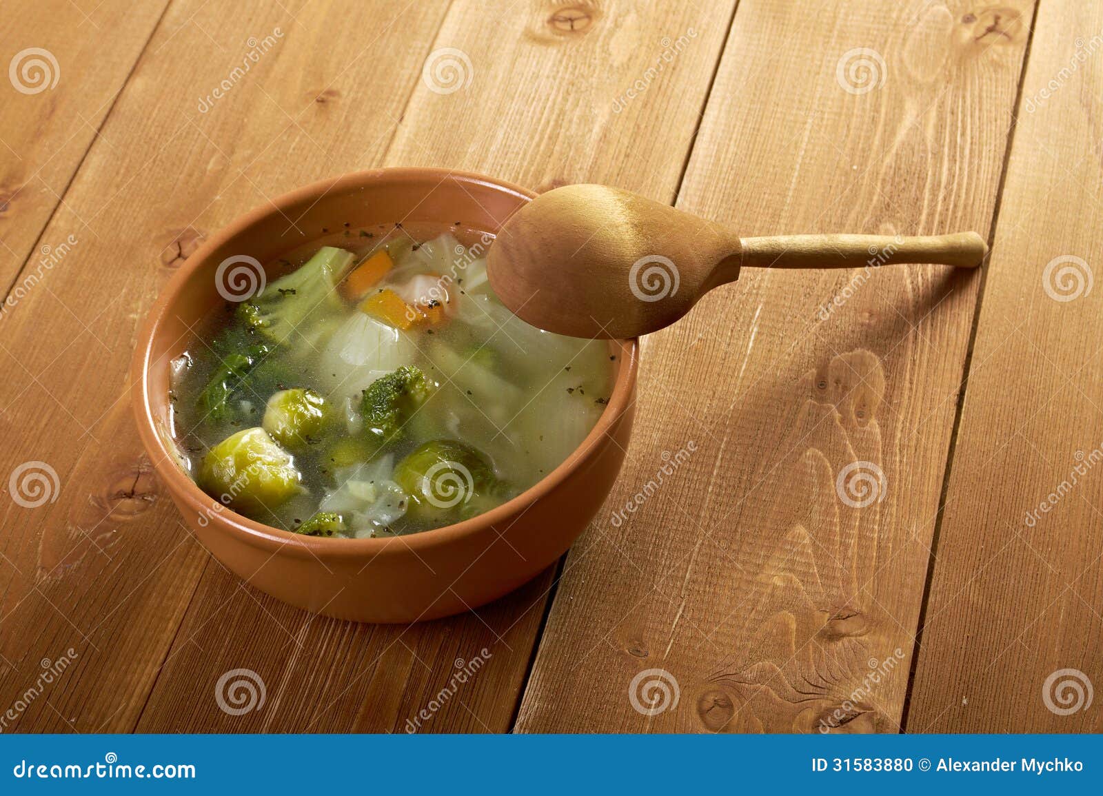 Italian farm-style soup stock photo. Image of organic - 31583880