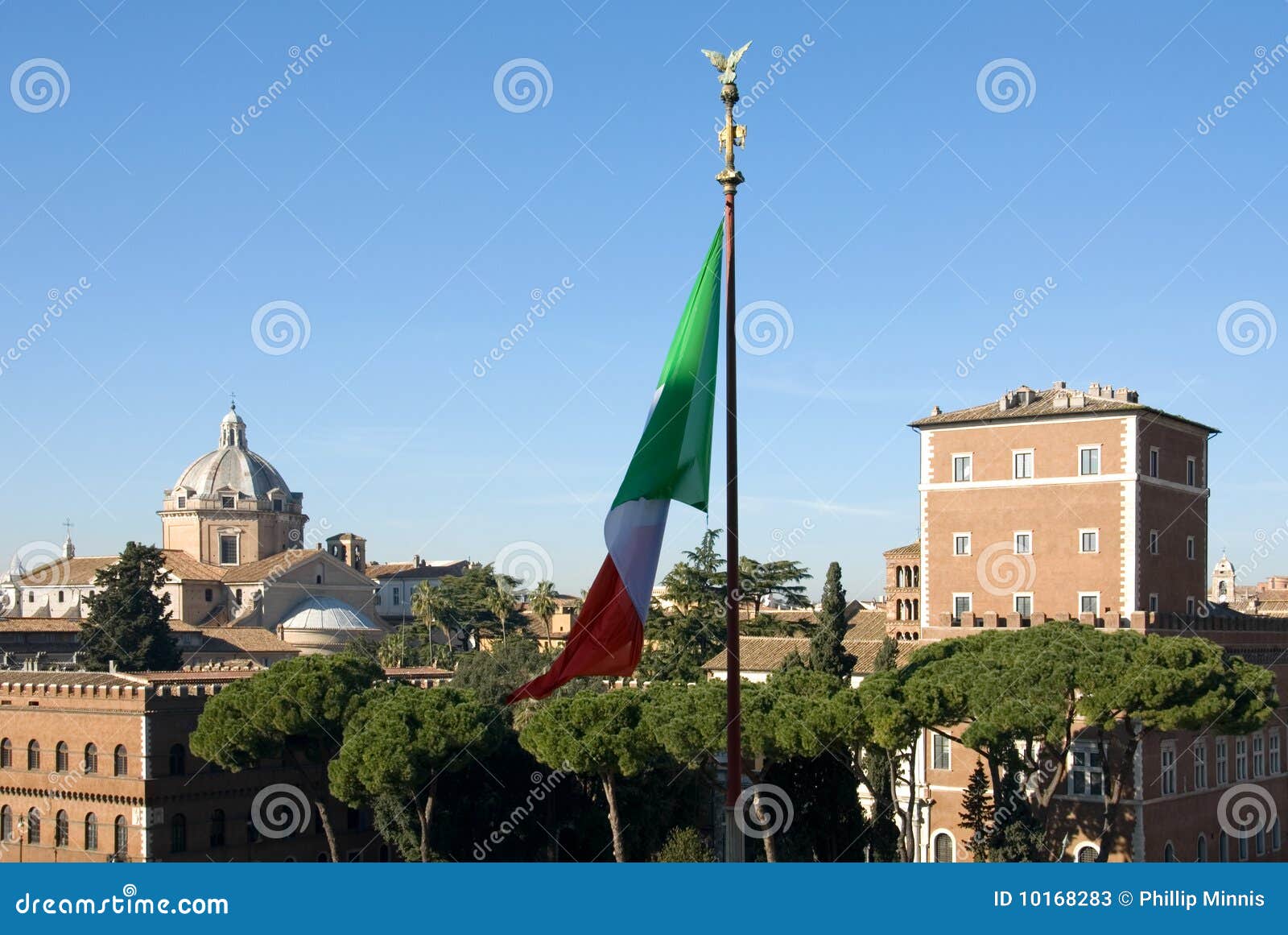 Italian Flag stock image. Image of building, italia, travel - 10168283
