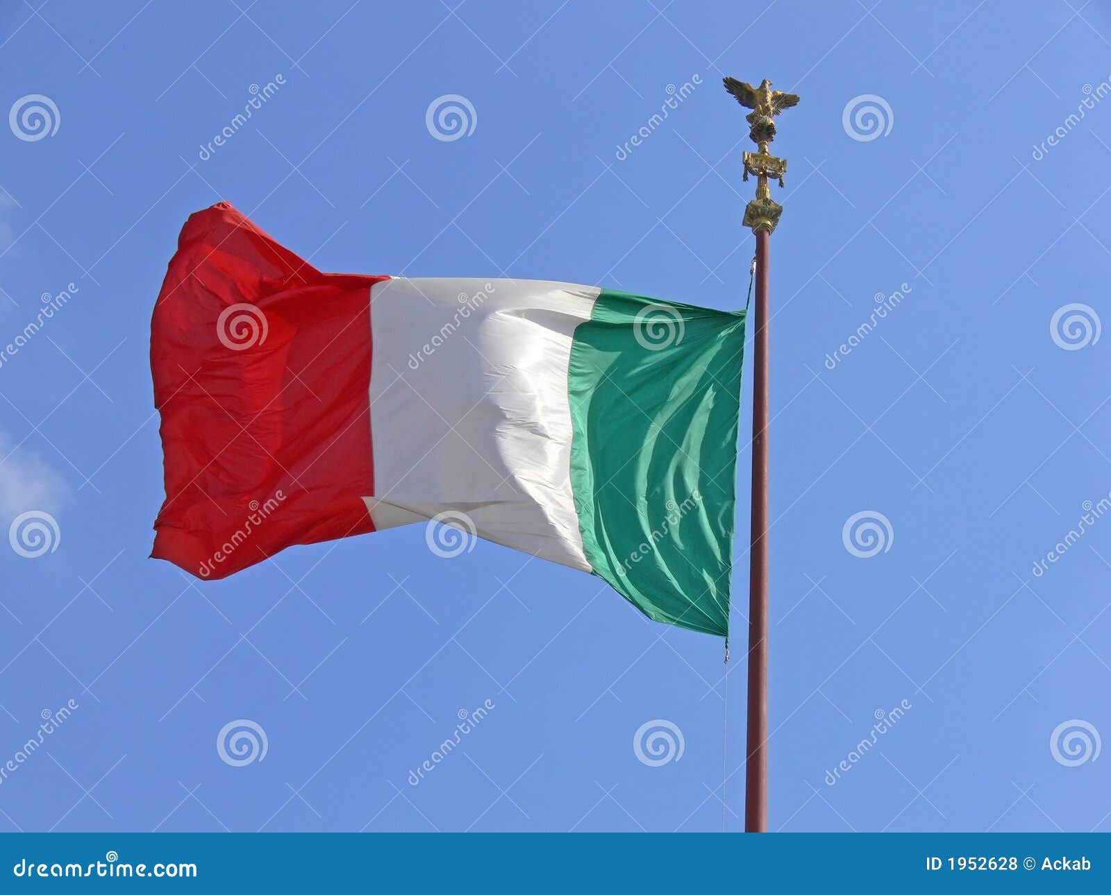 Italian flag stock photo. Image of rome, italy, eagle - 1952628