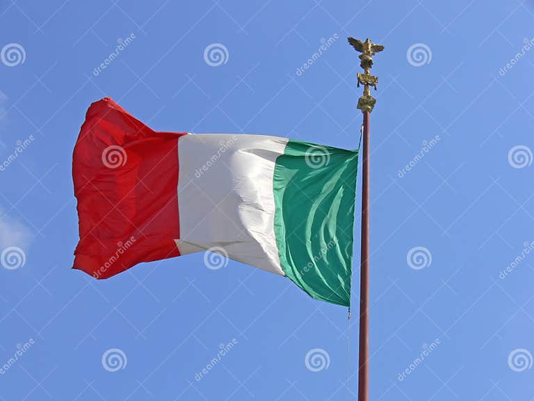 Italian flag stock photo. Image of rome, italy, eagle - 1952628