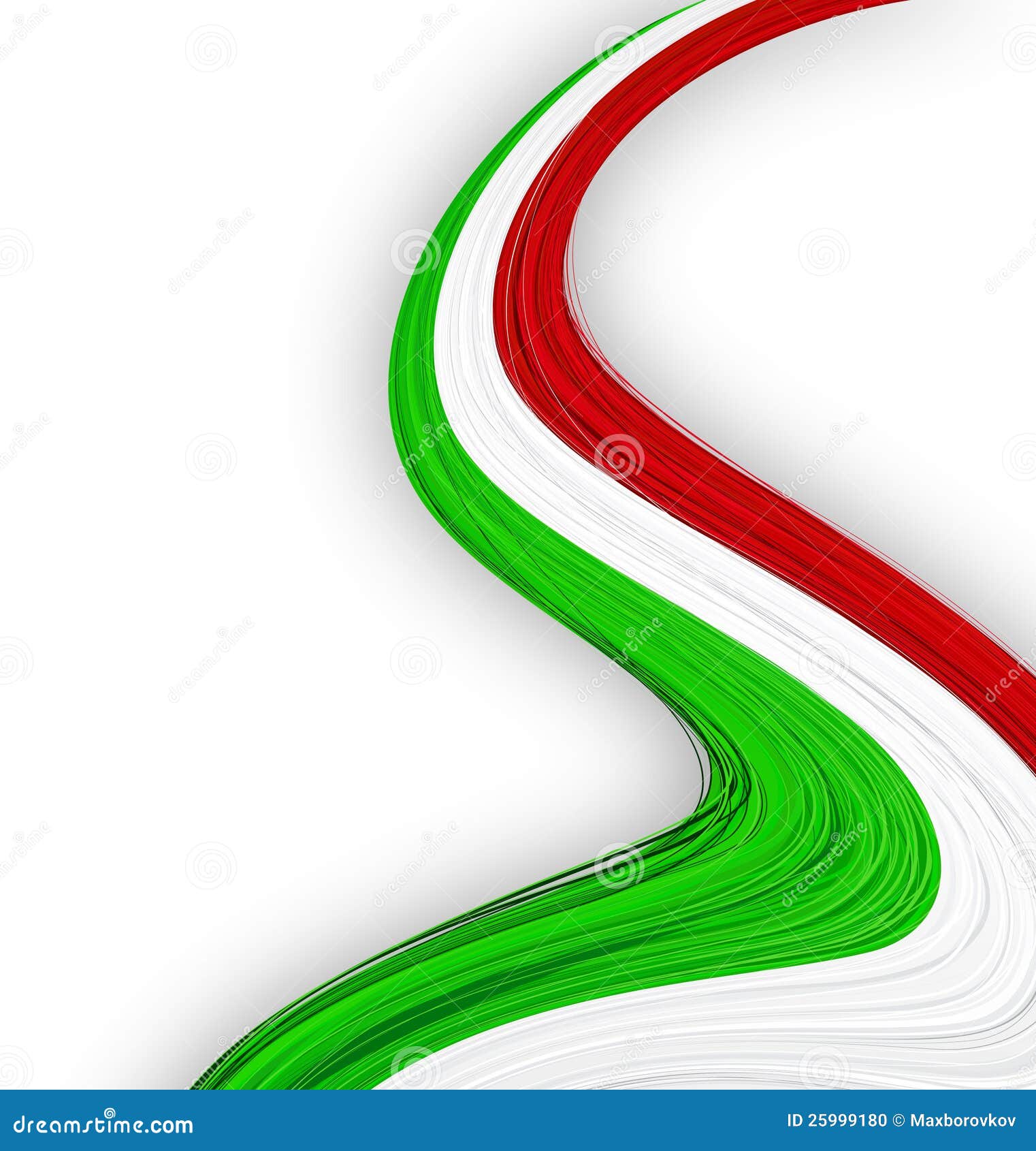 Clipart Italian Banner Line