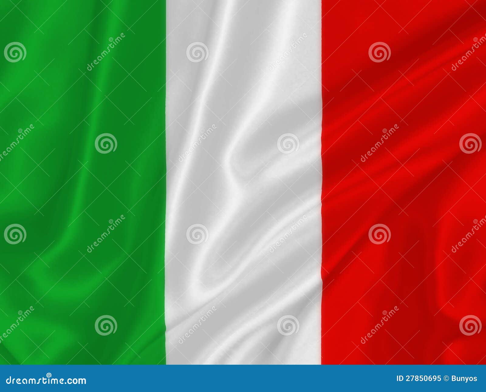 Italian flag stock image. Image of flag, colours, fold - 27850695