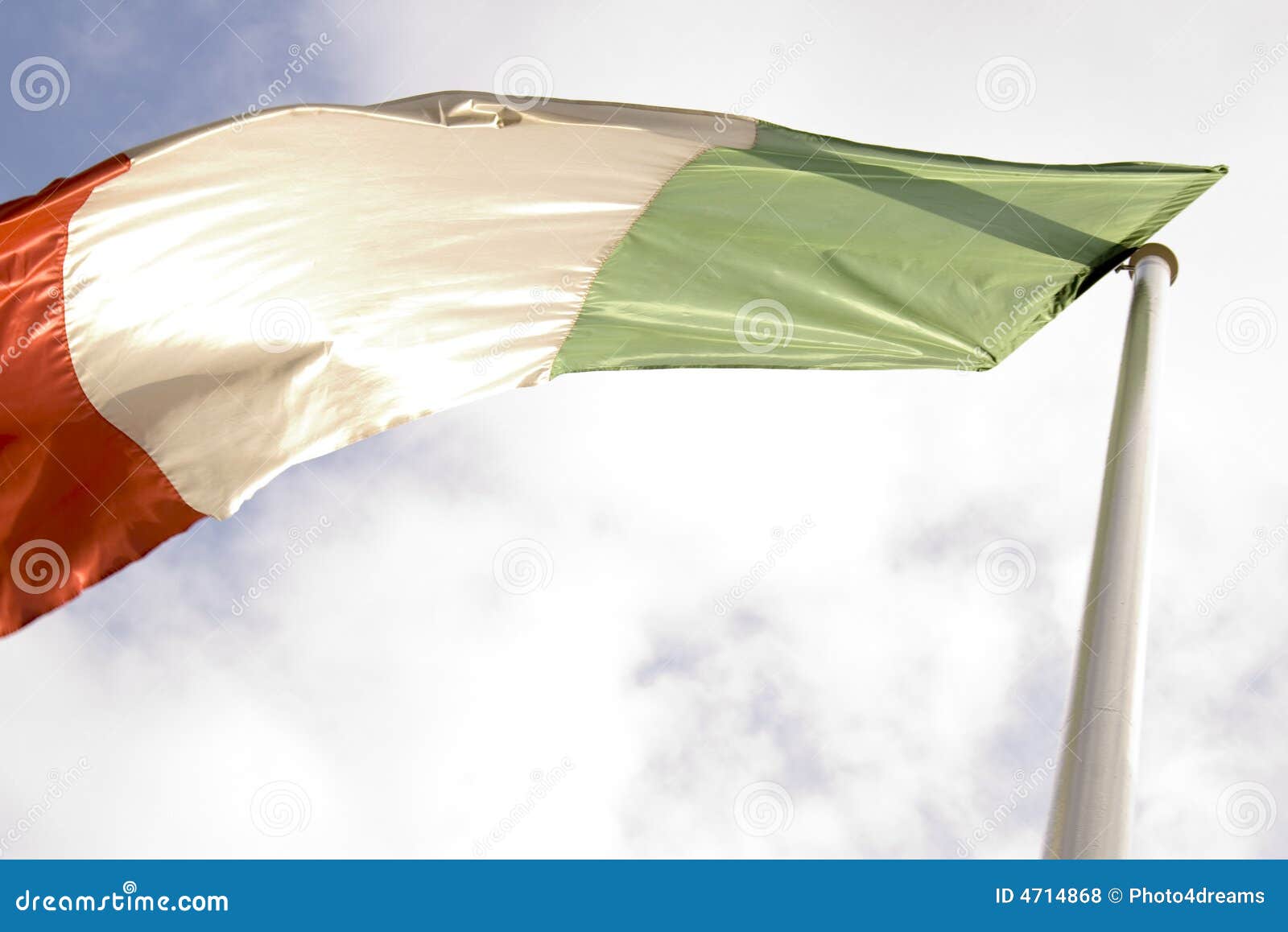 Italian flag stock photo. Image of europe, waving, white - 4714868