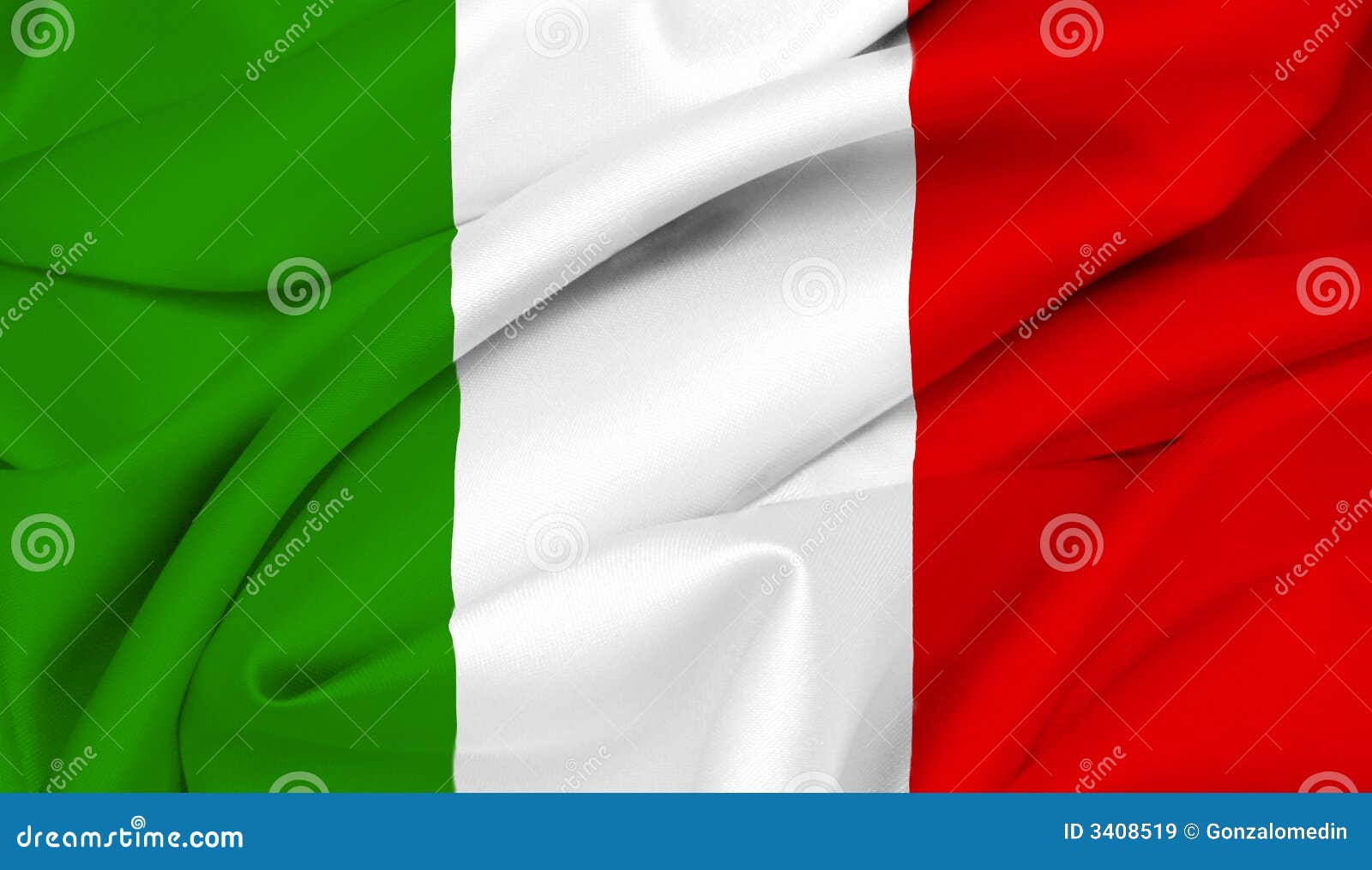 Italian Flag - Italy stock image. Image of patriot, countries - 3408519