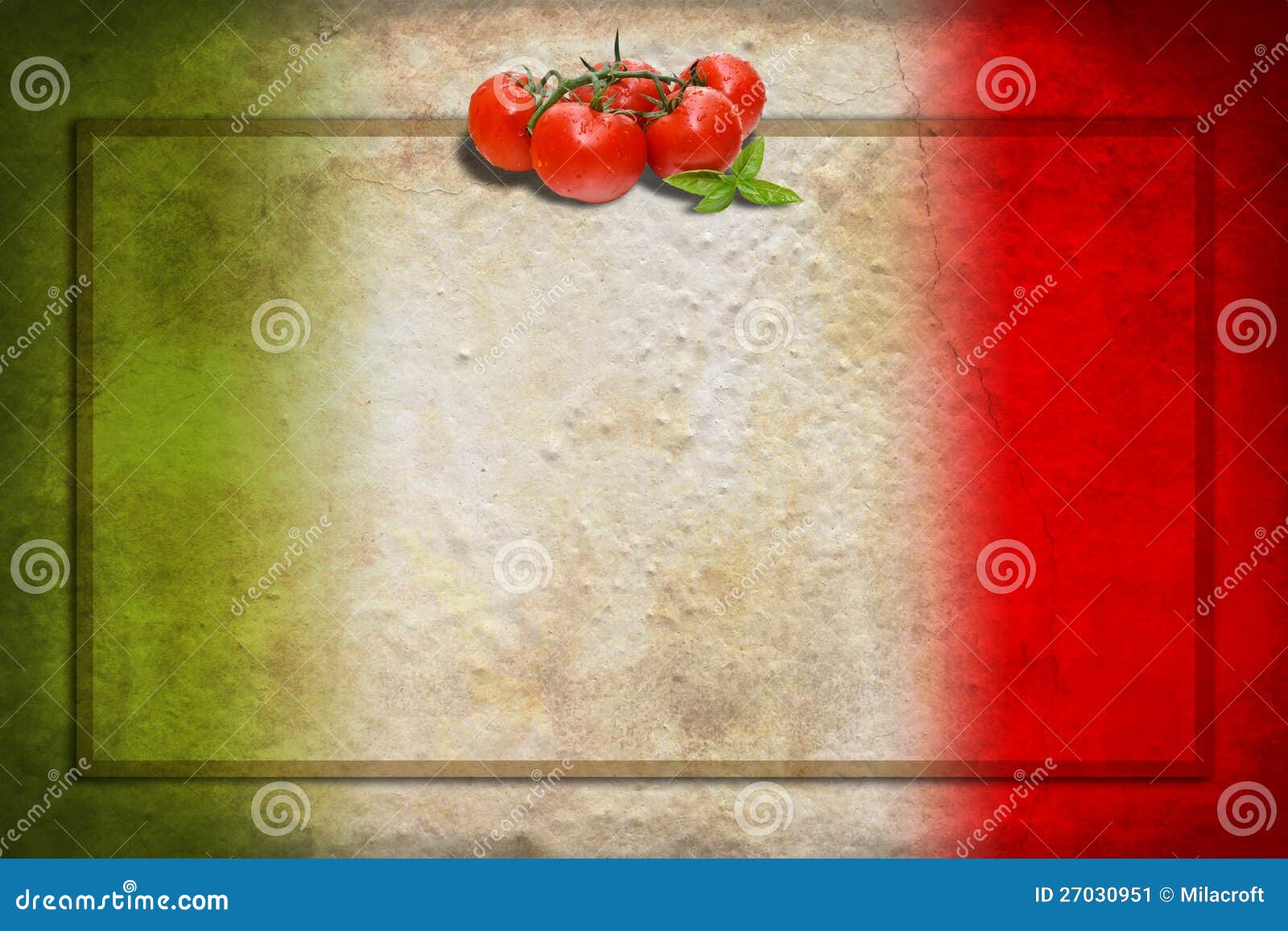 Fancy Italian Menu Background