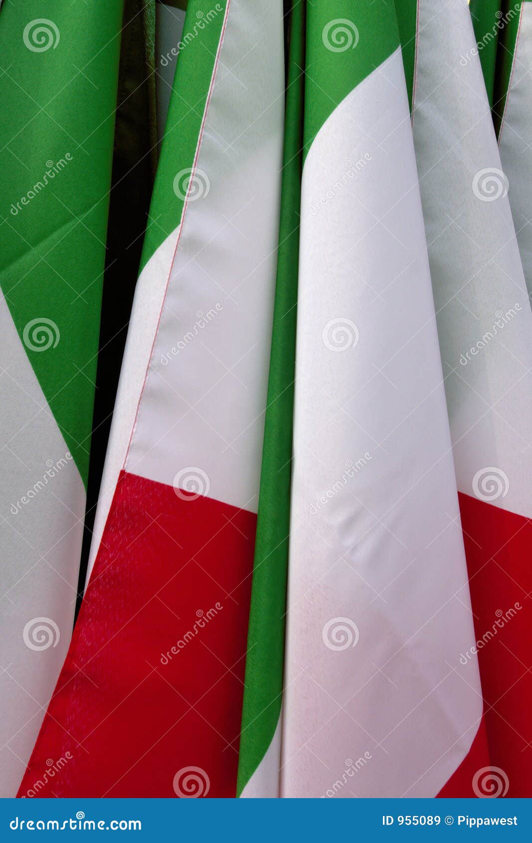 Italian Flags And Facade Of Vittoriano Monument Or Also Known As Altare ...
