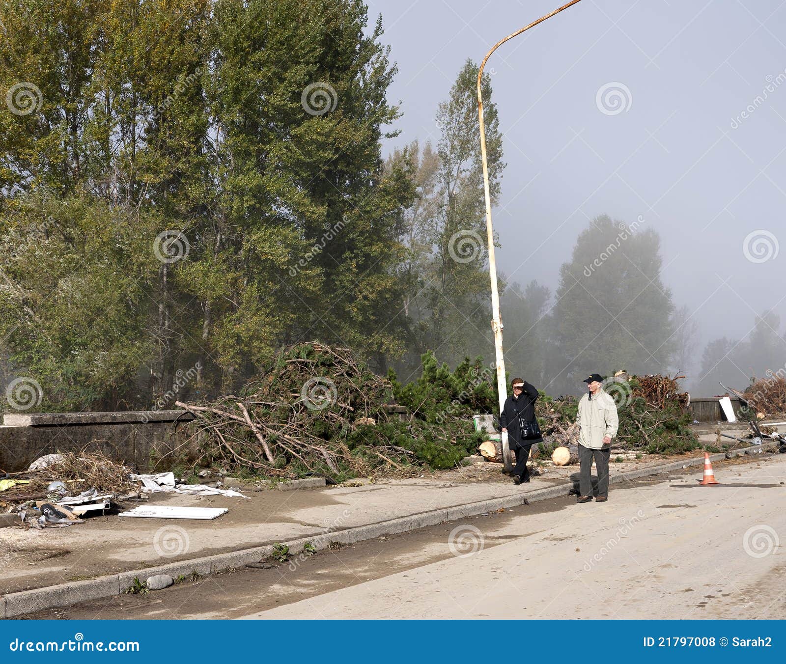Italian Floods Aftermath - Sunny Morning Walk Editorial Stock Photo ...