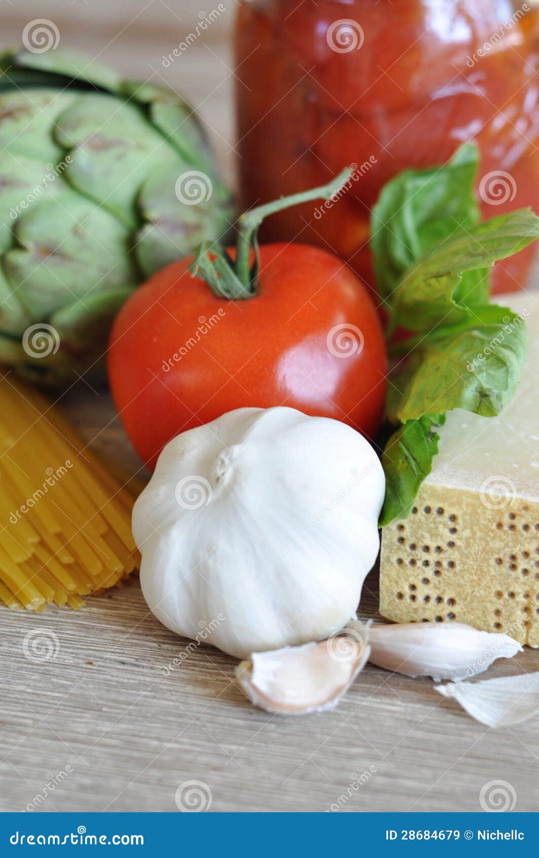 Italian food ingredients stock image. Image of italian - 28684679