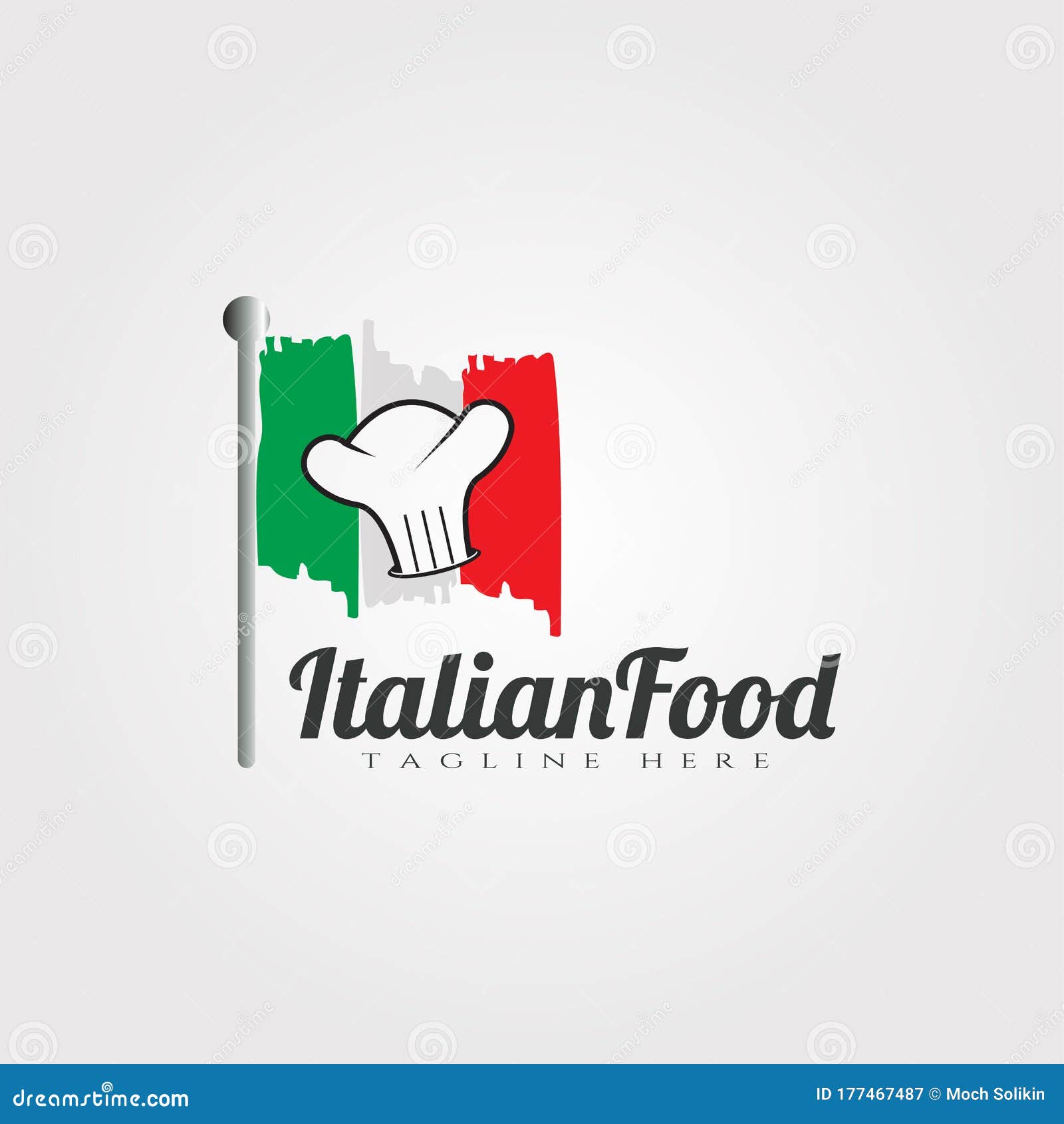 Italian Food Vector Logo Design,food Chef Icon Stock Vector ...