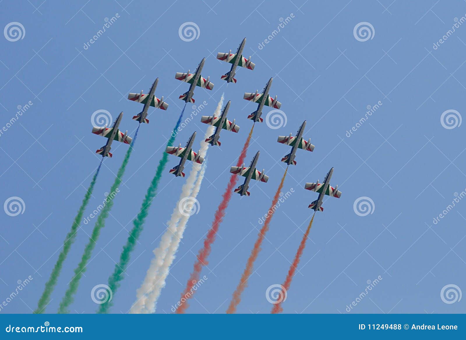 Frecce Tricolori Royalty-Free Stock Photo | CartoonDealer.com #5893005