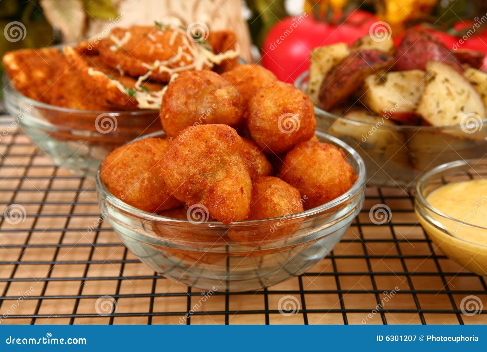 Italian Fried Stuffed Mushrooms Stock Image - Image of italian, meal ...