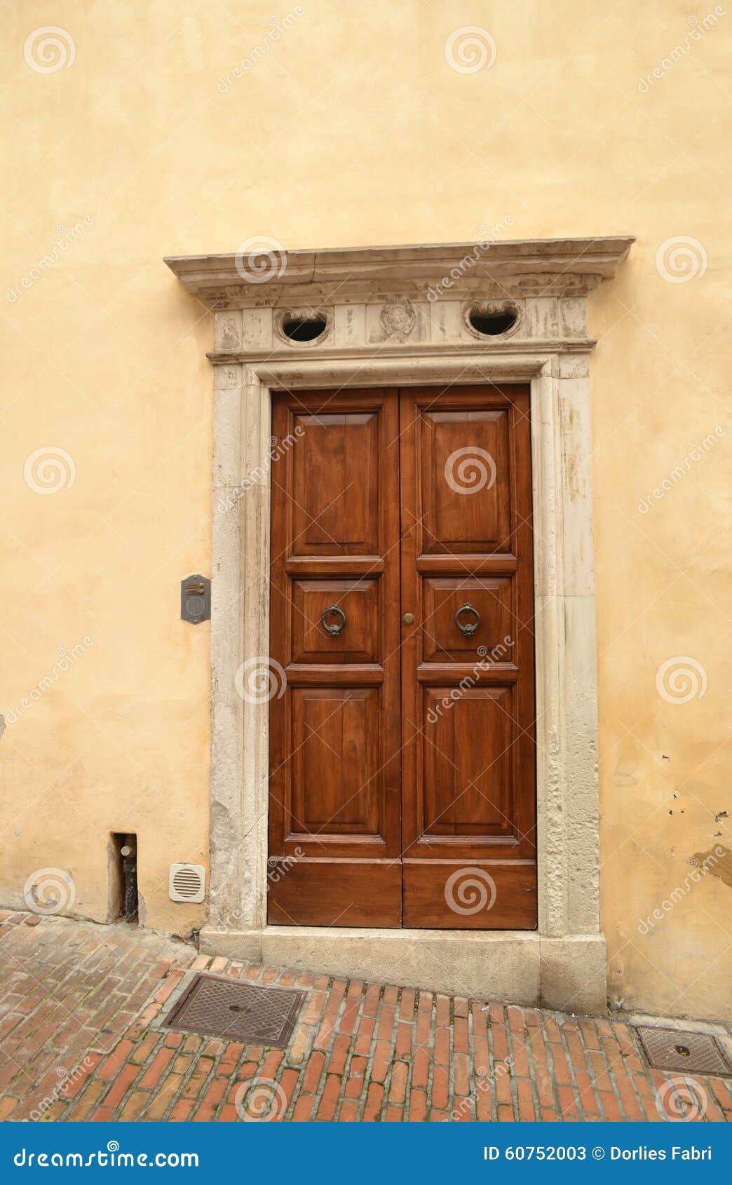 Italian front door stock image. Image of clean, door - 60752003