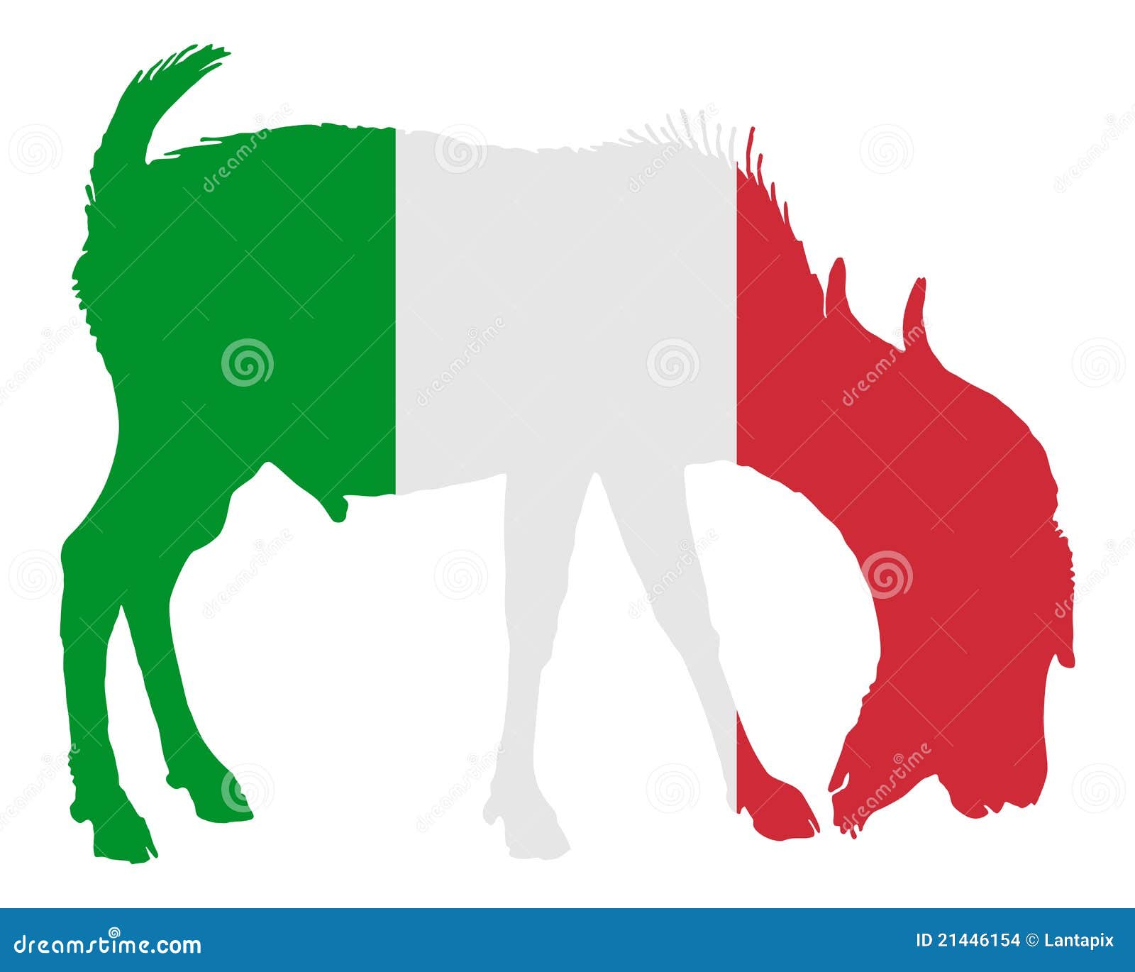 Italian he-goat stock vector. Illustration of billy, italy - 21446154