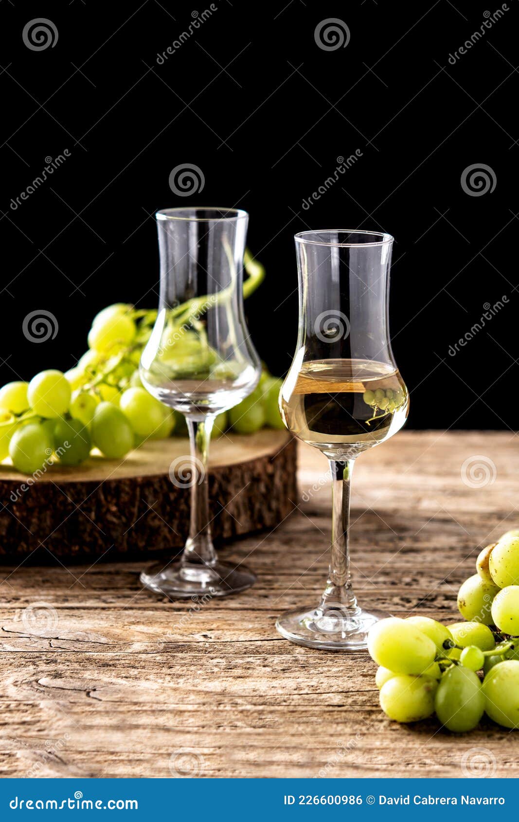 Italian Golden Grappa Drink Stock Photo - Image of traditional, glass ...