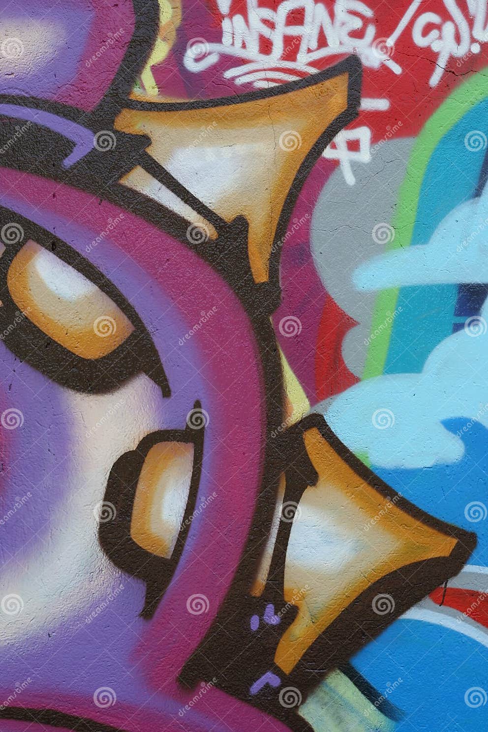 Italian Graffiti n.4808 stock illustration. Illustration of punk - 794136