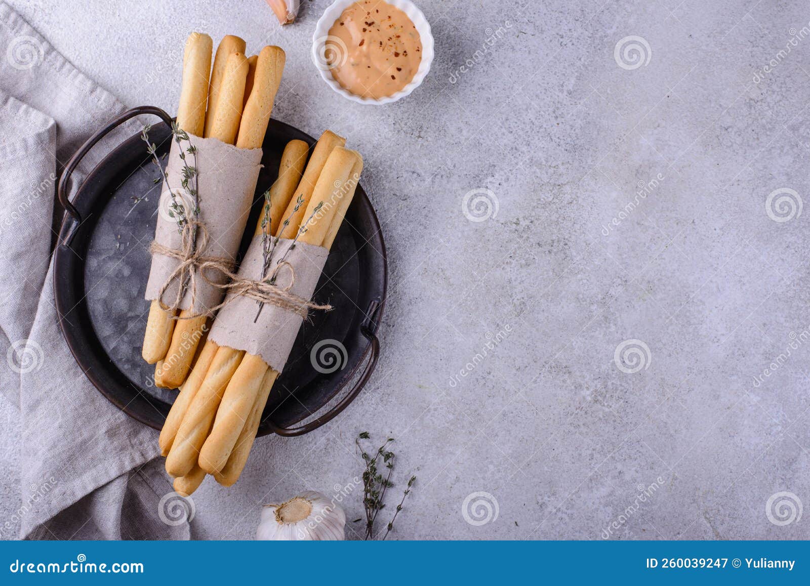 Italian Grissini, Traditional Appetizer Breadstick Stock Image - Image ...