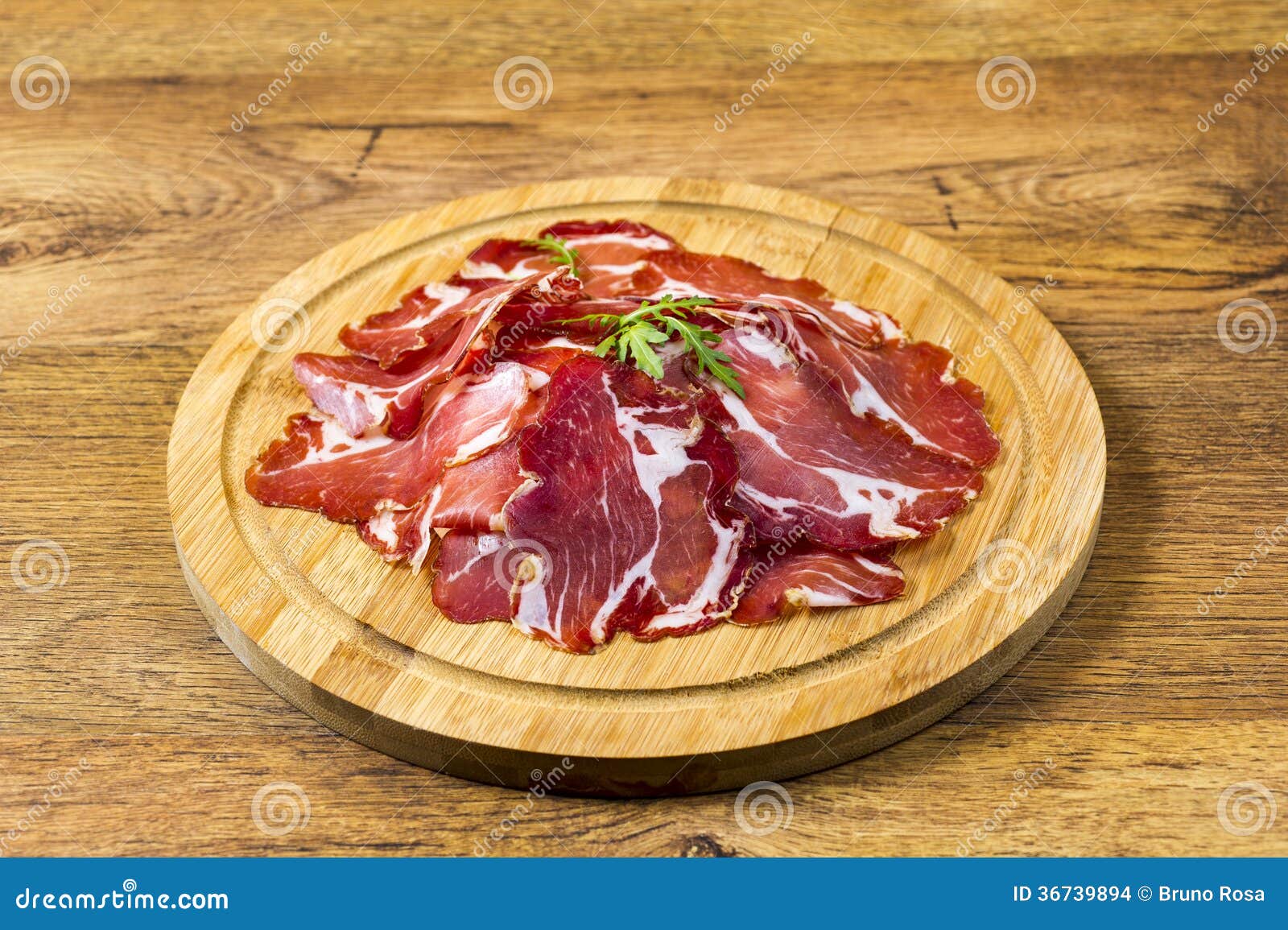Italian ham called stock photo. Image of lunch, closeup - 36739894