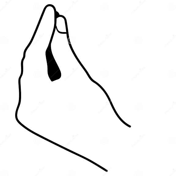 Italian Hand Gesture Vector Illustration by Crafteroks Stock Vector ...