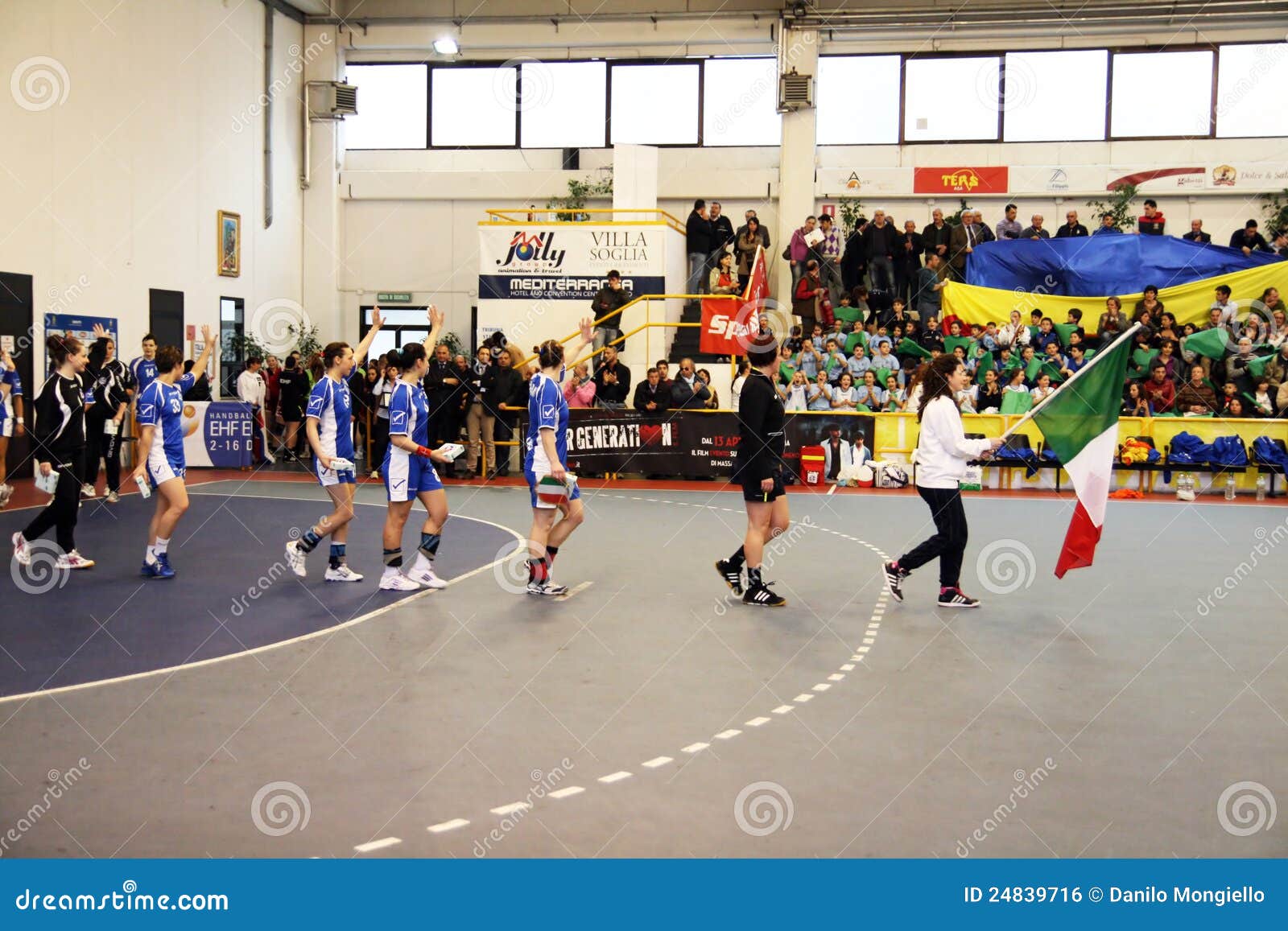 Italian handball team editorial photo. Image of team - 24839716