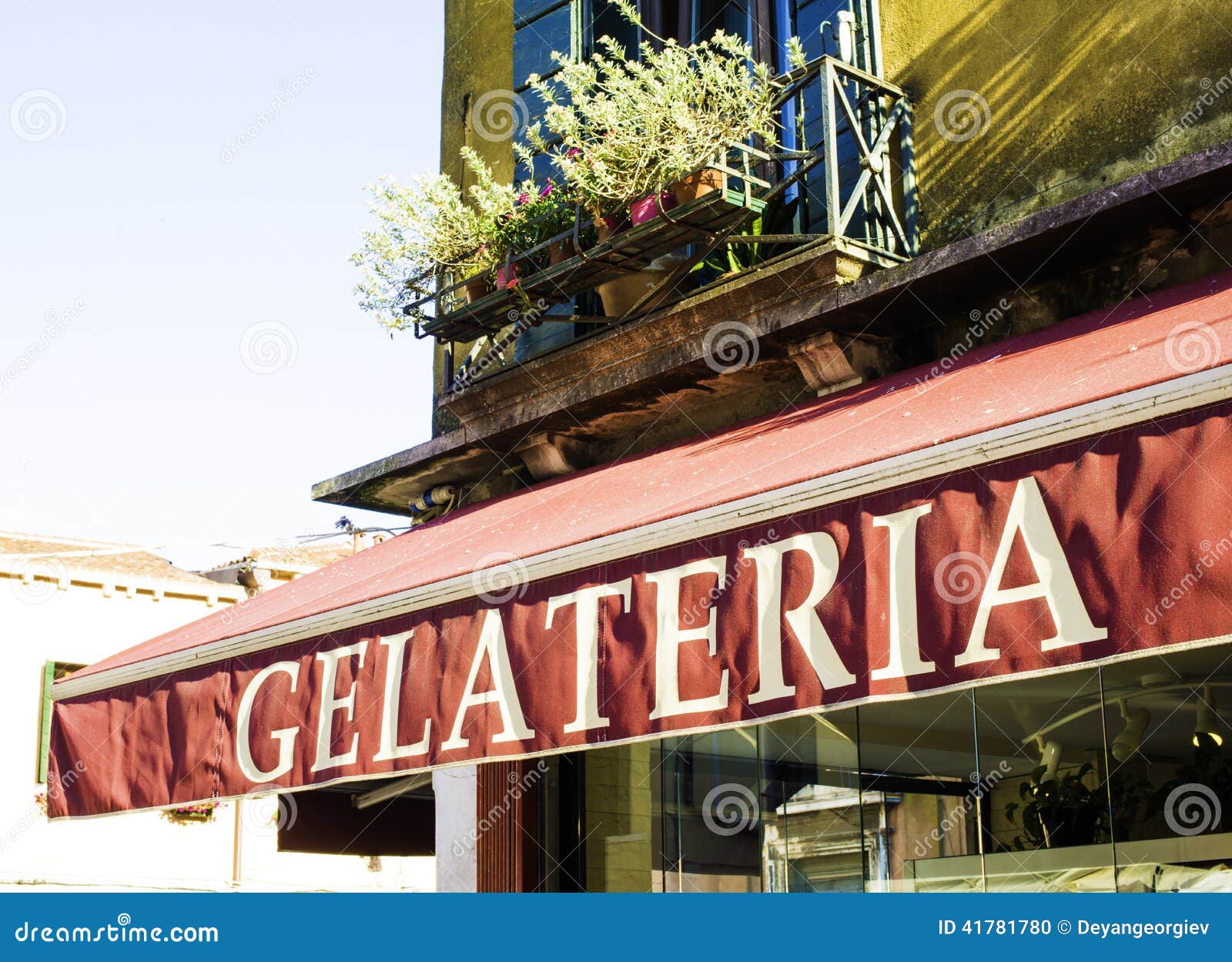 Italian ice cream shop stock photo. Image of snack, gelato - 41781780