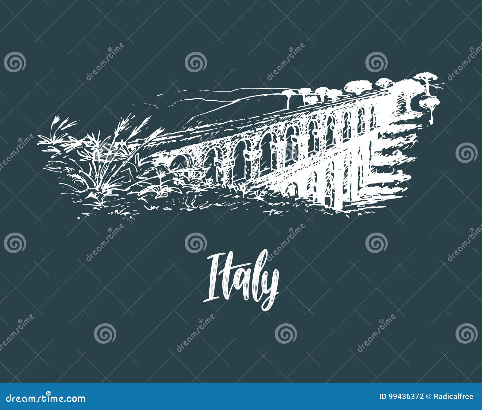 Roman Aqueduct Royalty-Free Illustration | CartoonDealer.com #180403581 Roman Aqueduct Royalty-Free Illustration | CartoonDealer.com #180403581