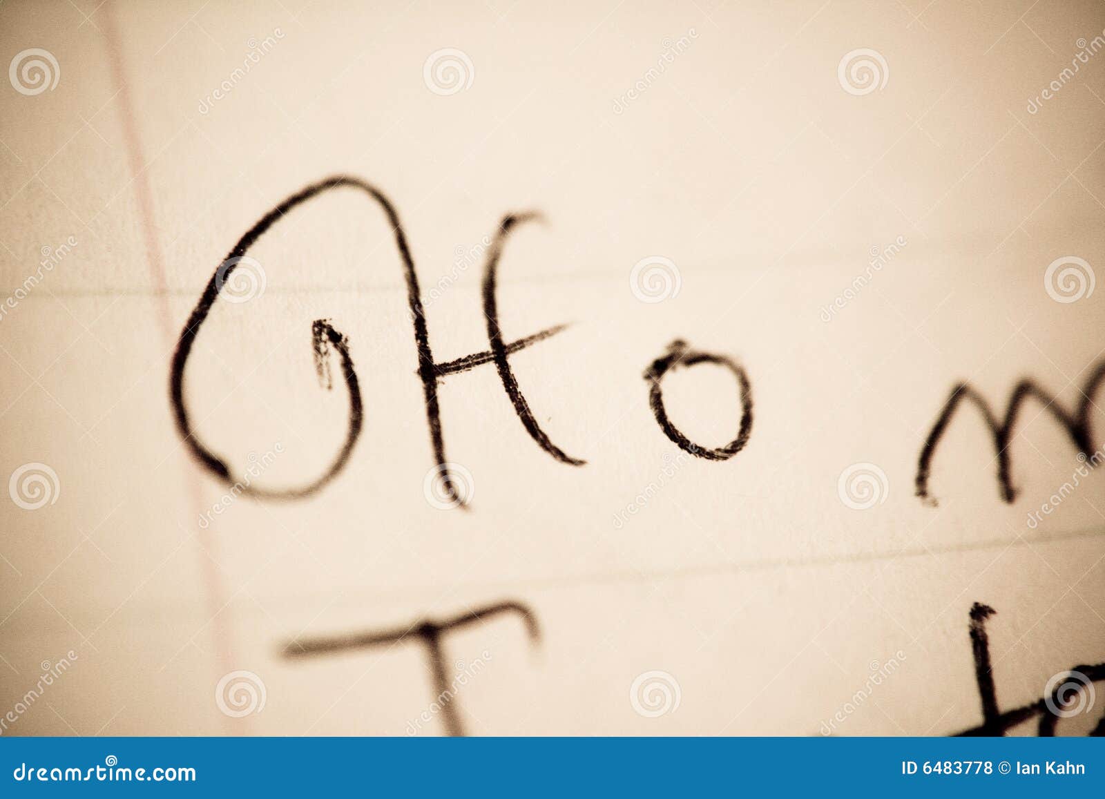 Italian language notes stock photo. Image of european - 6483778