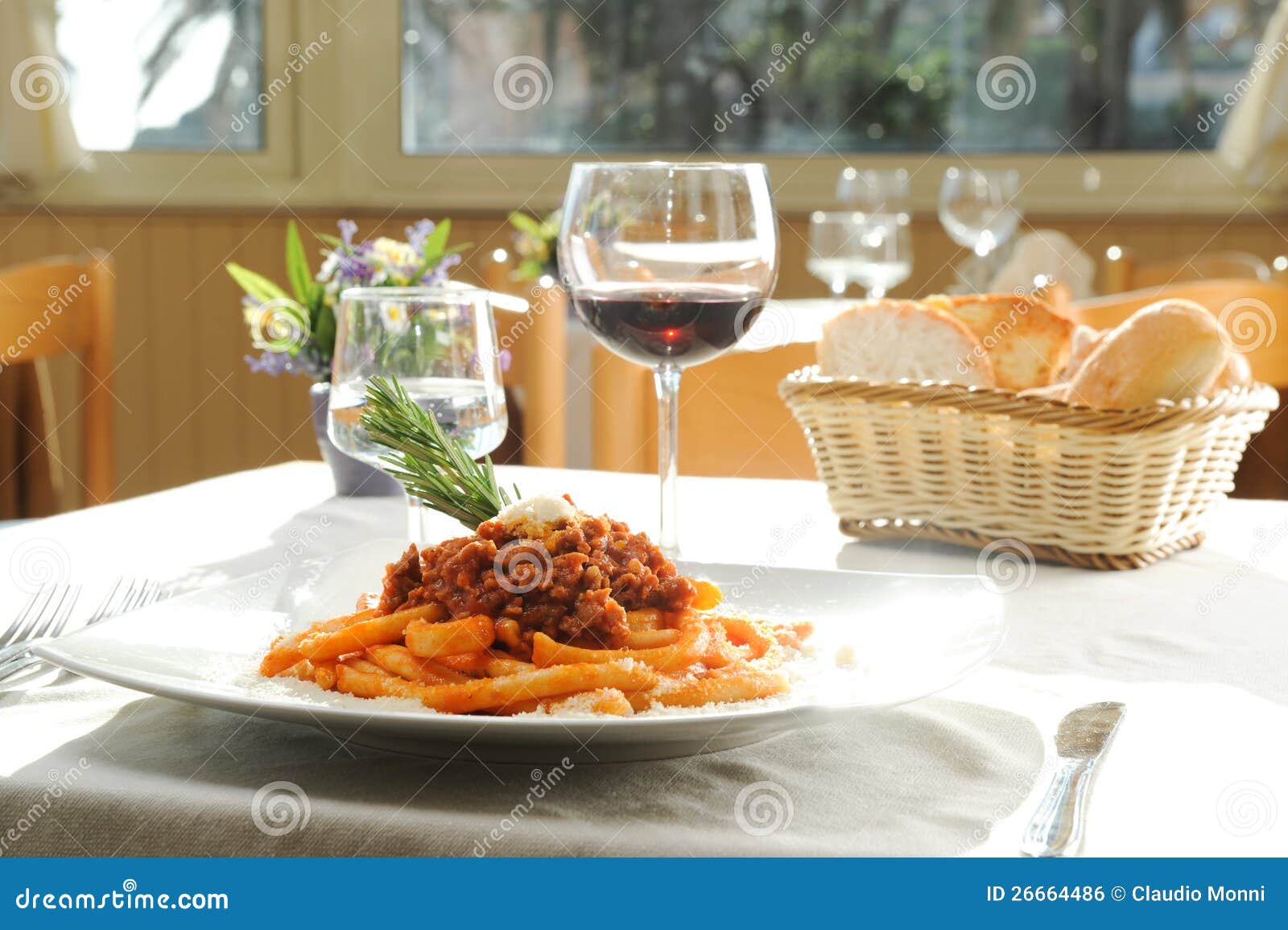 Italian maccheroni stock photo. Image of meat, wine, sauces - 26664486