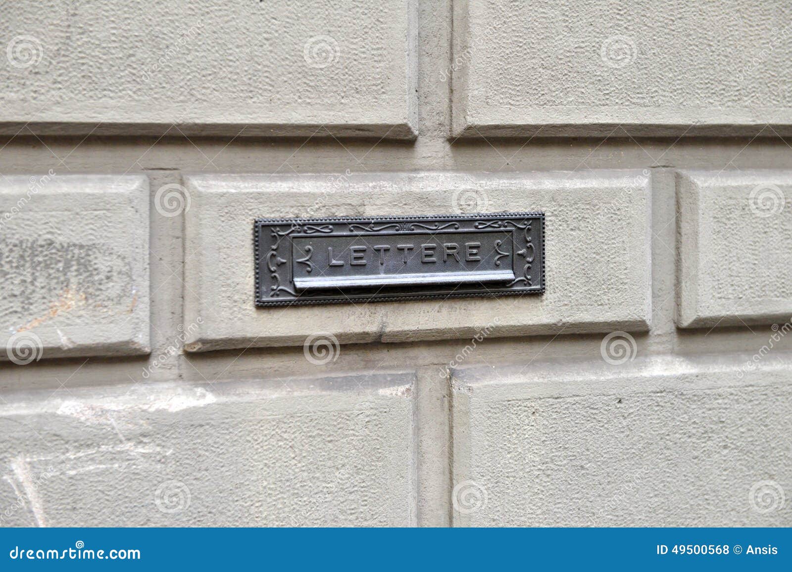 Italian mailbox stock photo. Image of peeling, address - 49500568